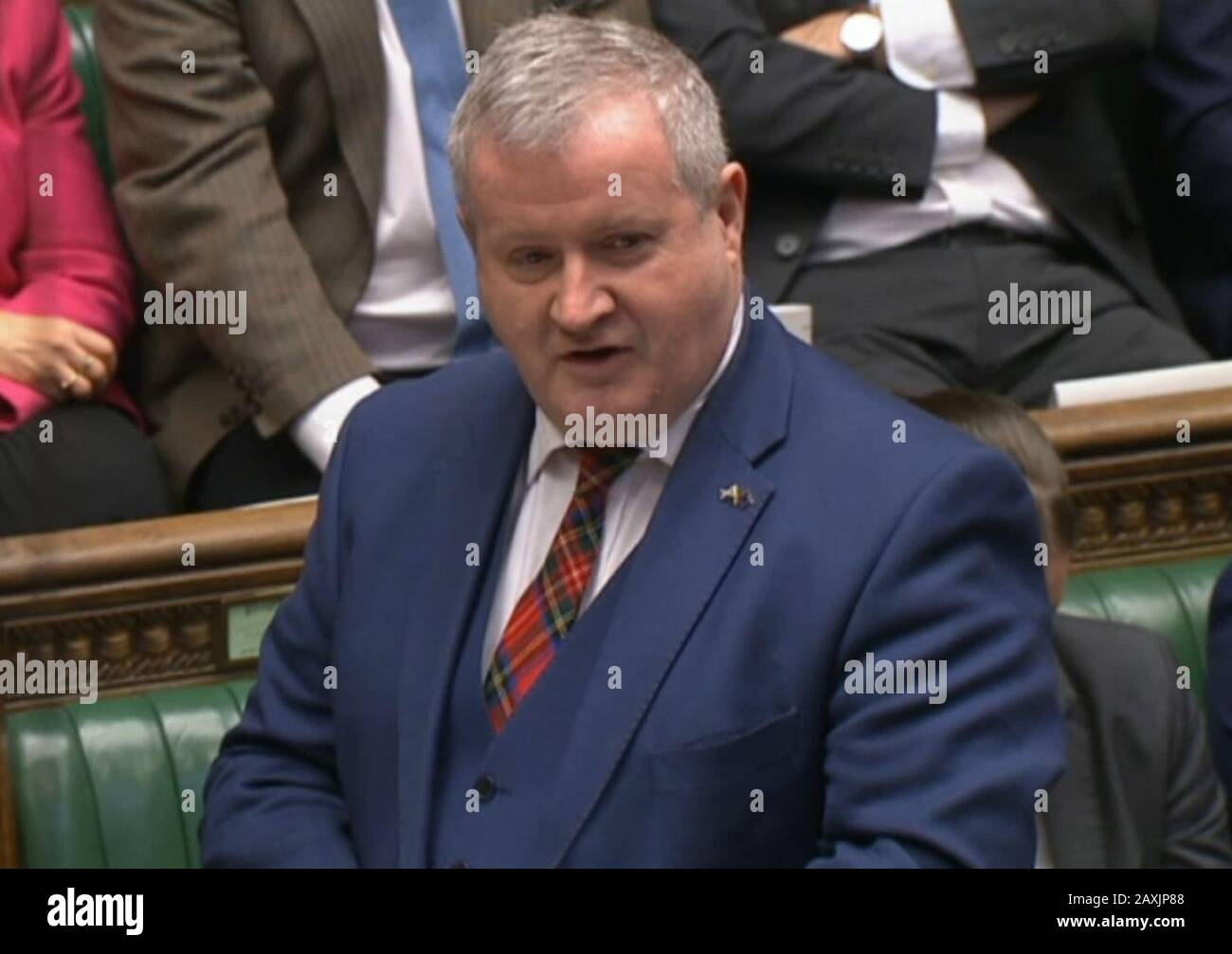 Prime Minister Boris Johnson speaks during Prime Minister's Questions ...