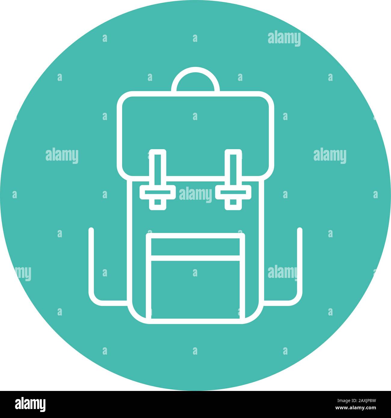 military travel bag line block style Stock Vector Image & Art - Alamy
