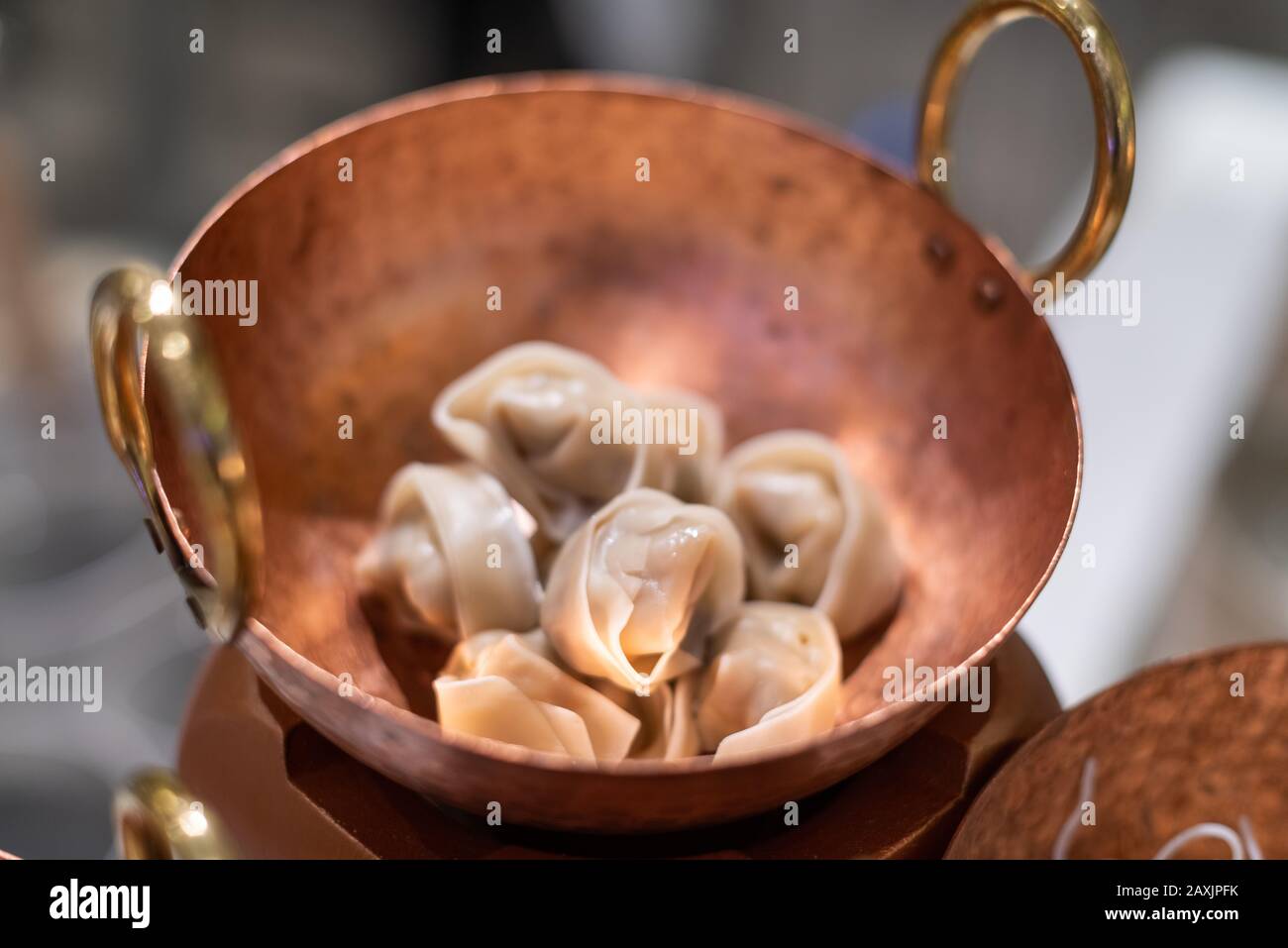 Golden dumpling hi-res stock photography and images - Alamy