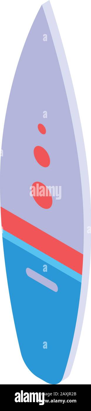 Green surfboard icon isolated on Stock Vector Images - Alamy