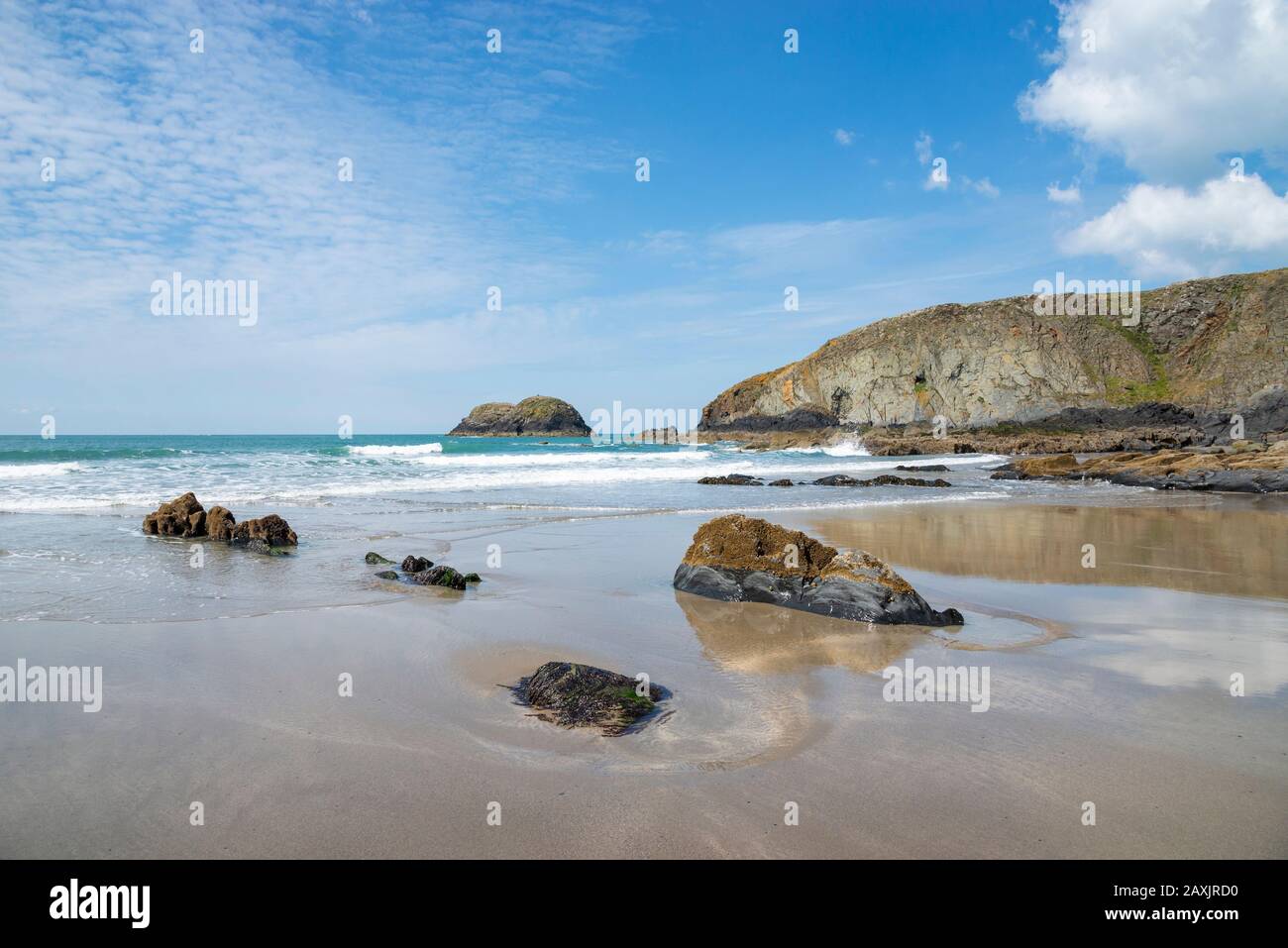Traeth llyfn beach hi-res stock photography and images - Alamy