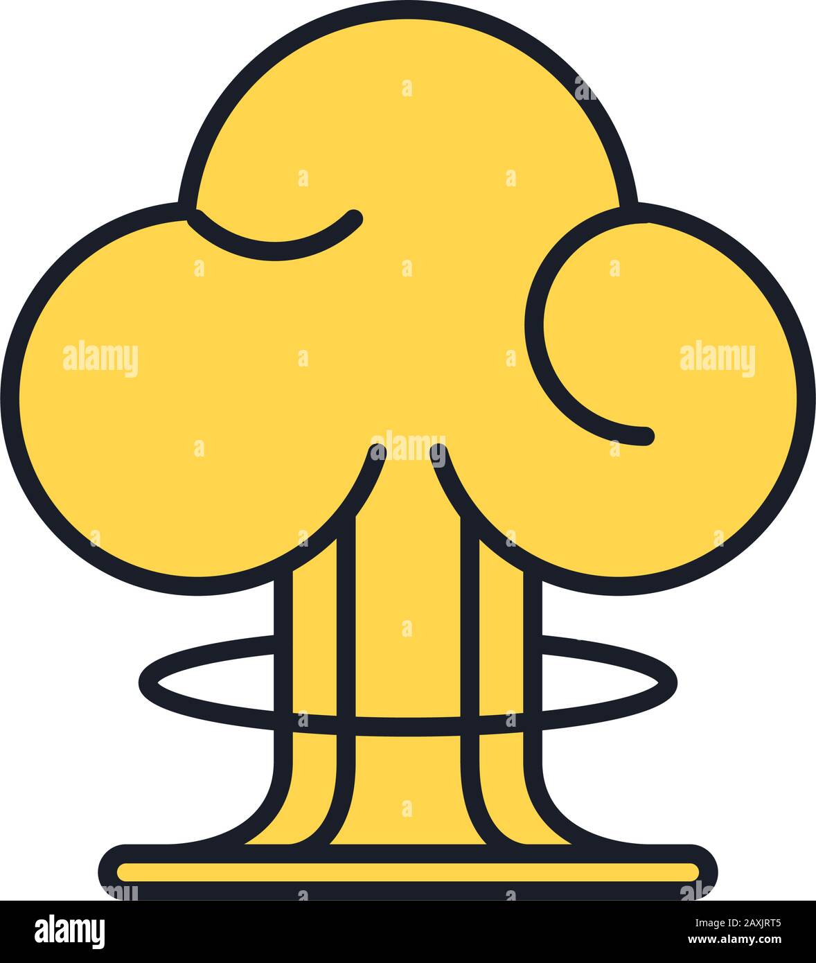 nuclear bomb explosion military force icon Stock Vector Image & Art - Alamy