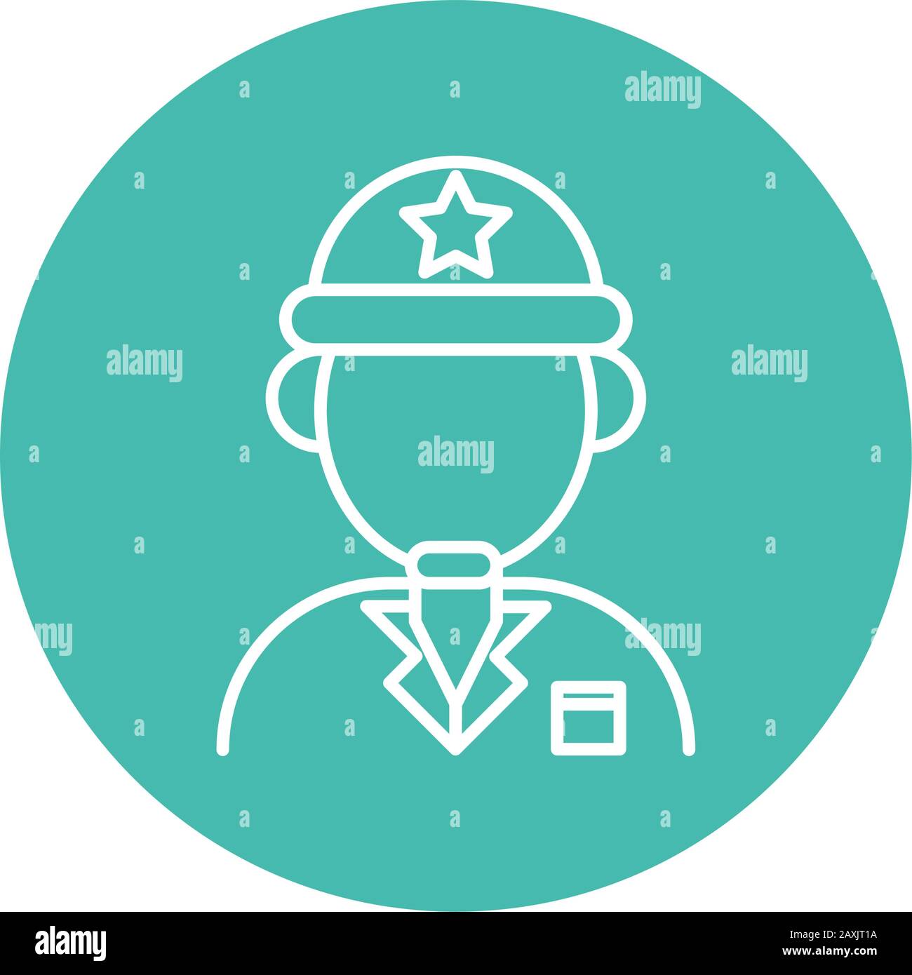 soldier military force line block style Stock Vector Image & Art - Alamy