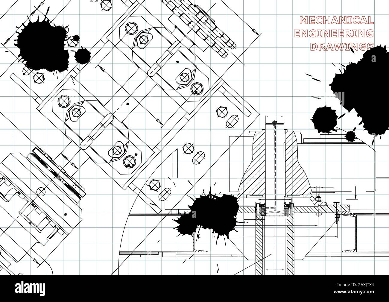 Engineering backgrounds. Technical Design. Mechanical engineering ...