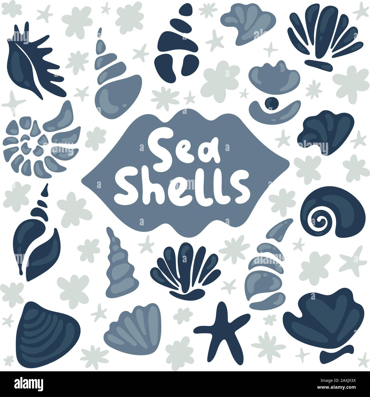 Scallop shell fossil Cut Out Stock Images & Pictures - Alamy