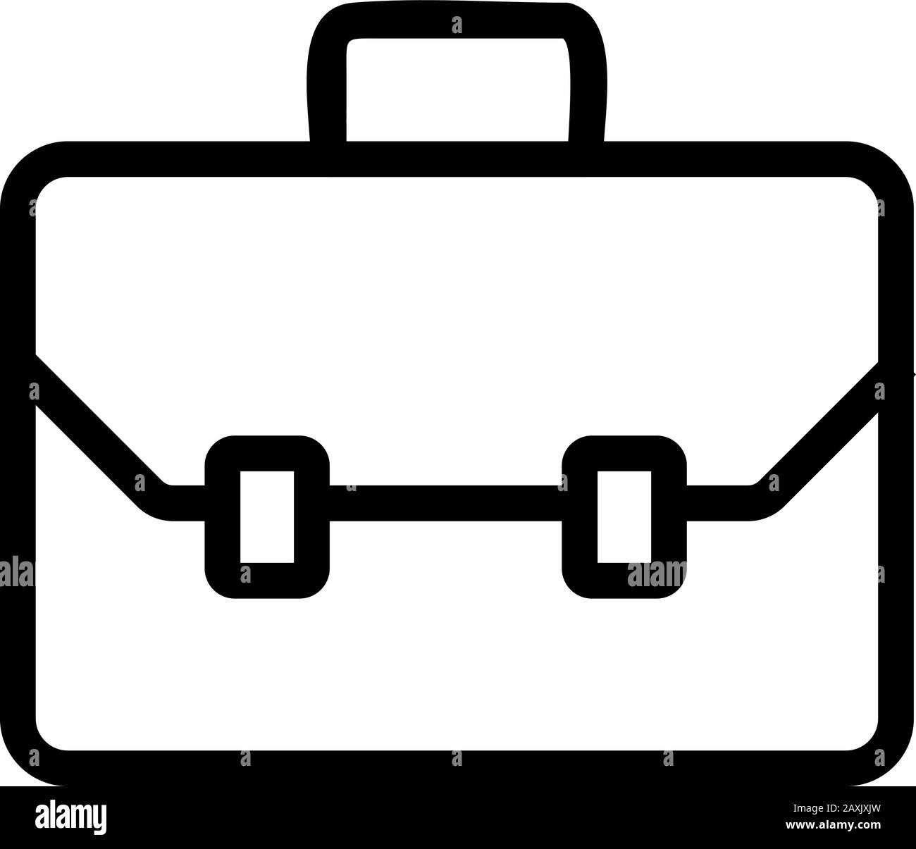 baggage icon vector. Isolated contour symbol illustration Stock Vector ...