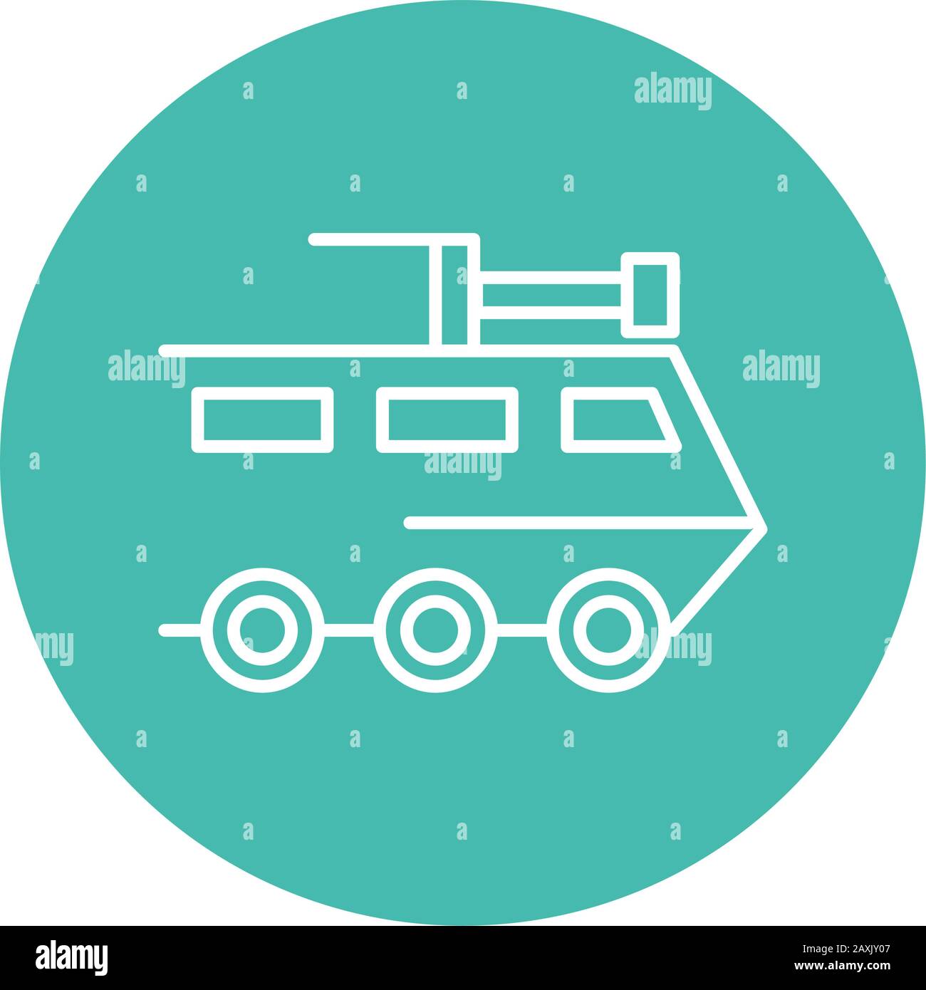 tank military force line block style Stock Vector Image & Art - Alamy
