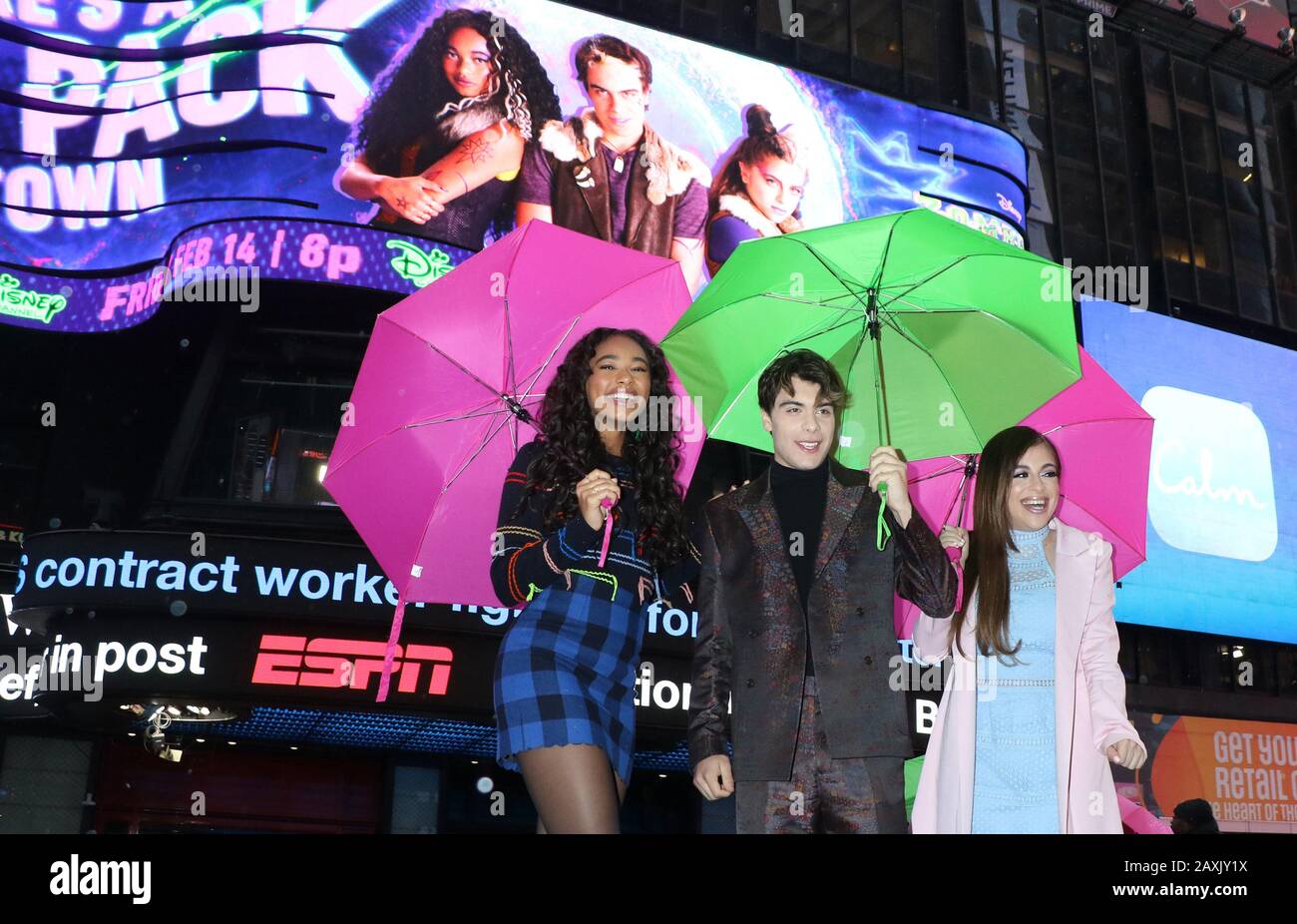 New York, NY, USA. 11th Feb, 2020. Chandler Kinney, Pearce Joza and ...