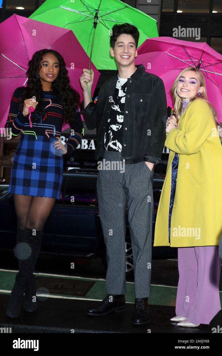 New York, NY, USA. 11th Feb, 2020. Chandler Kinney, Milo Manheim, Meg ...