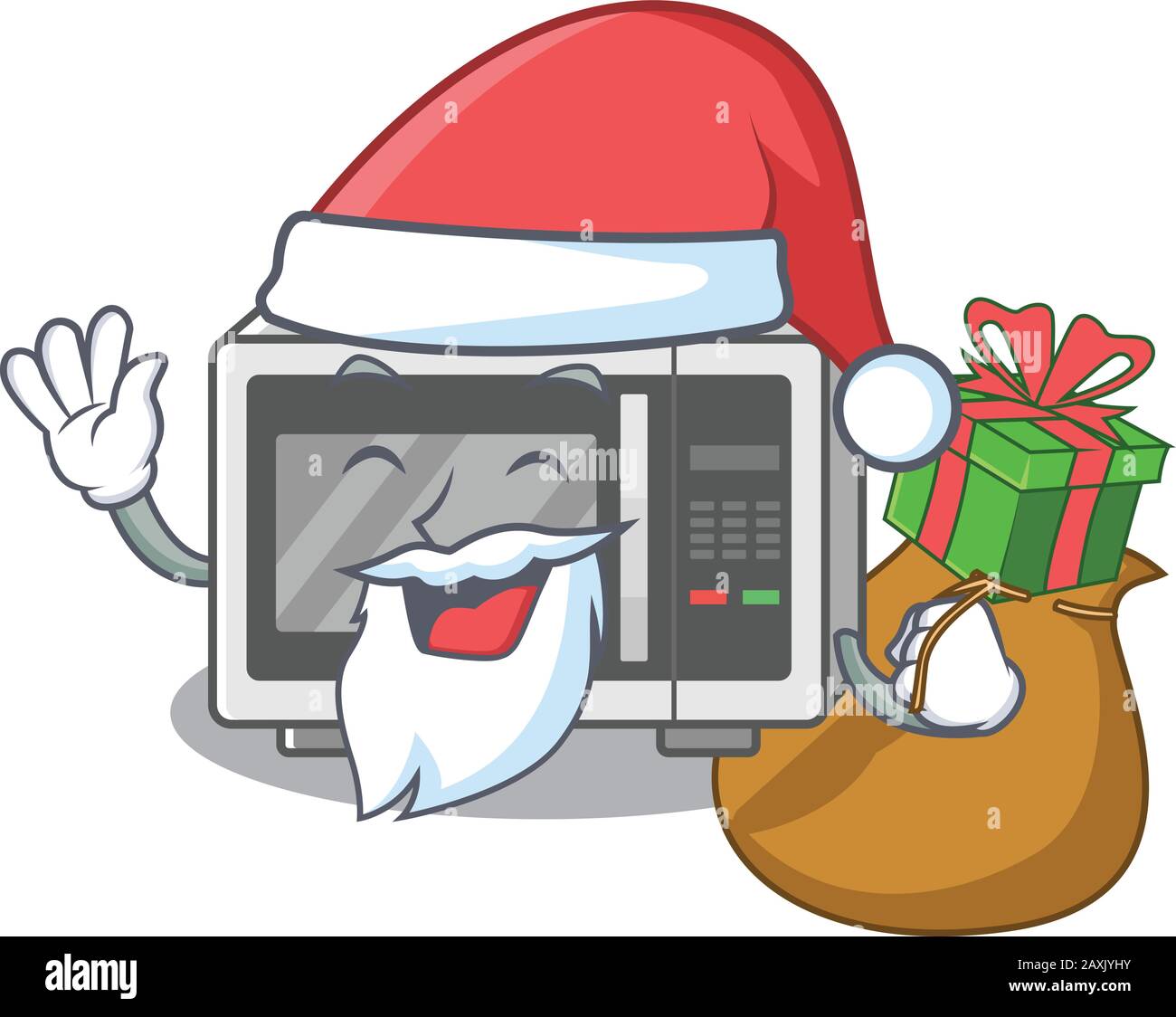 Christmas gift box dinner plate Stock Vector Images - Alamy