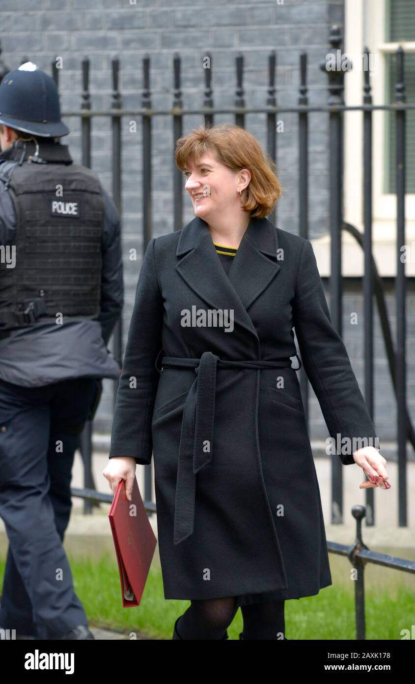 Baroness Nicky Morgan leaving er last cabinet meeting as Culture ...
