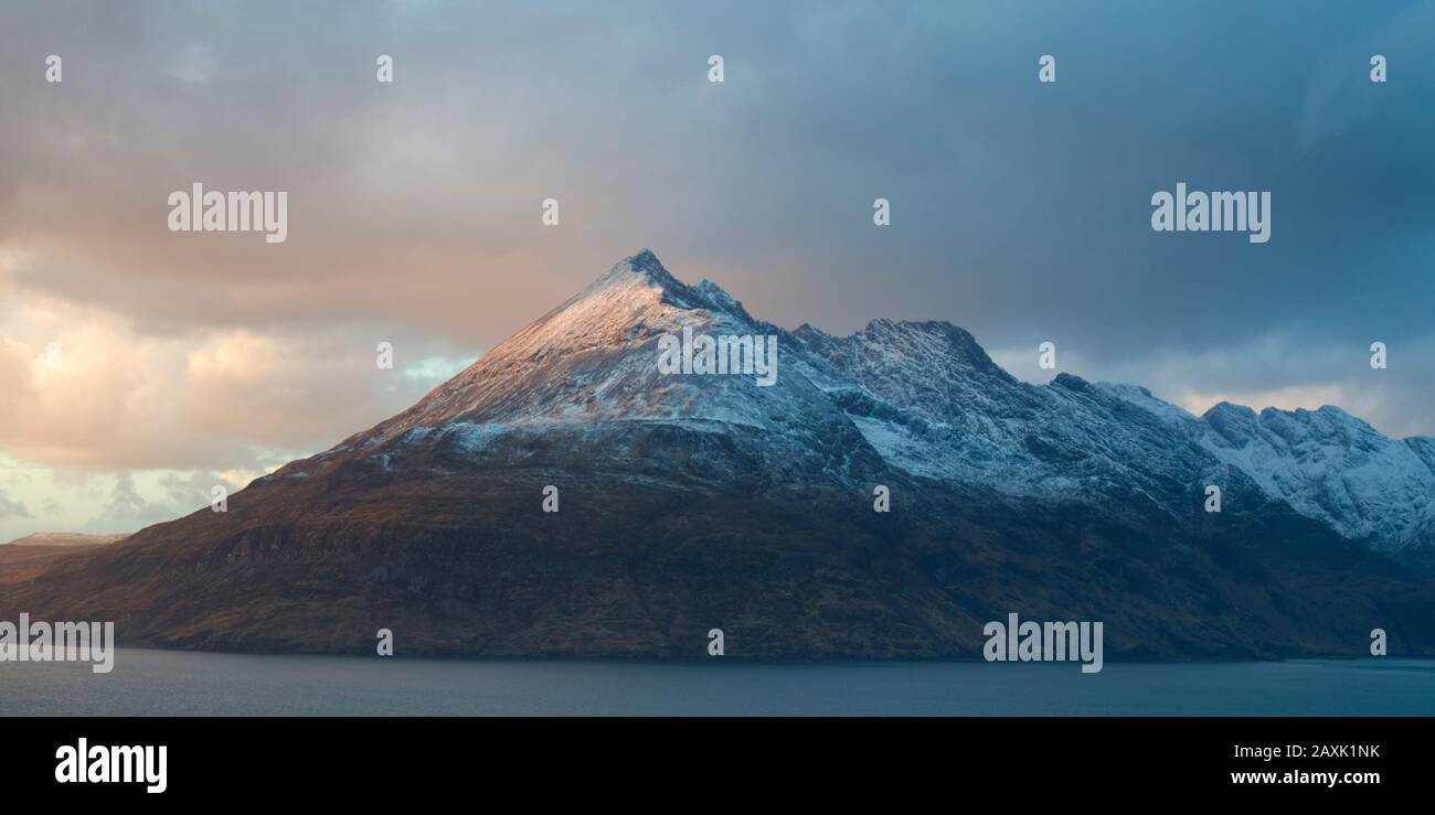Cuillin mountains along Loch Scavaig, Isle of Skye Stock Photo - Alamy