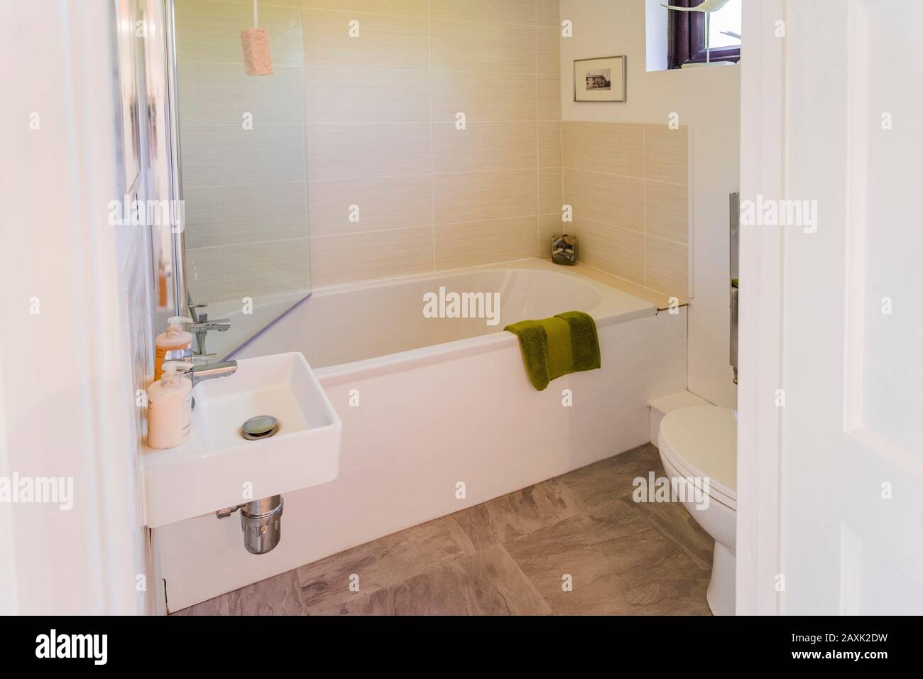 newly converted and refurbished house england uk Stock Photo - Alamy