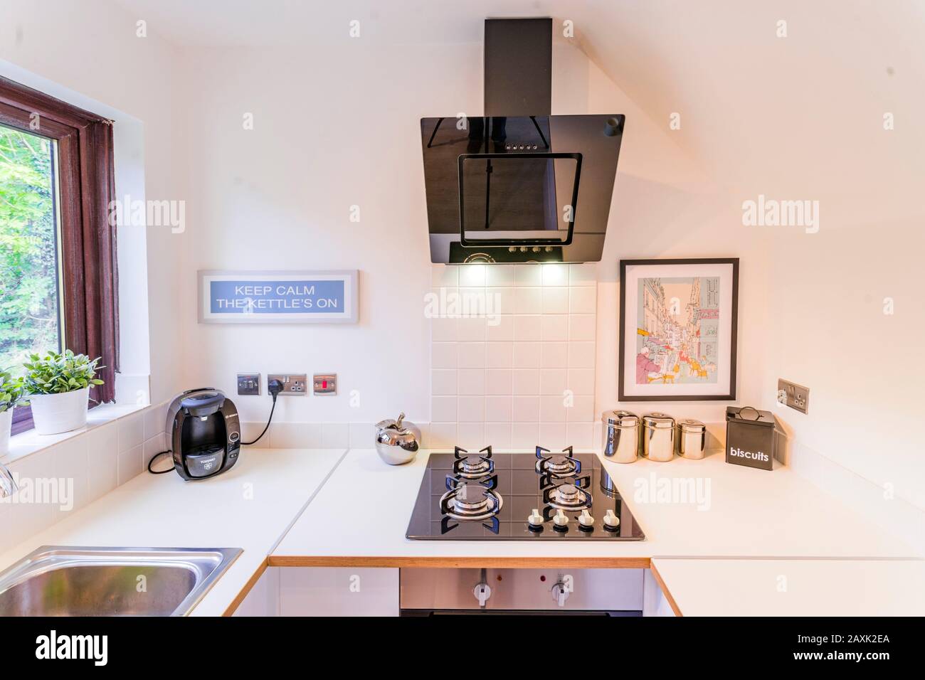 newly converted and refurbished house england uk Stock Photo - Alamy