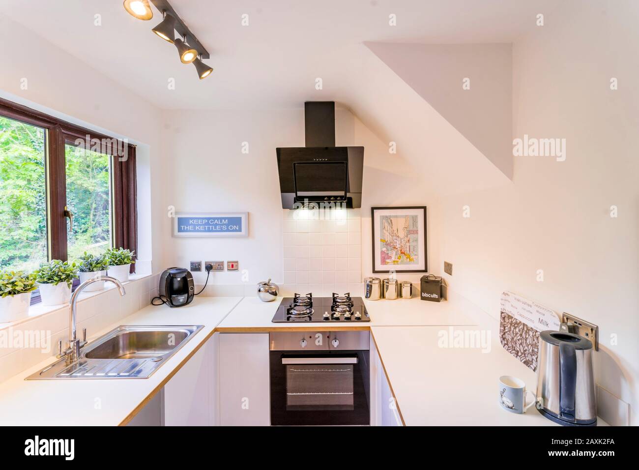 newly converted and refurbished house england uk Stock Photo - Alamy