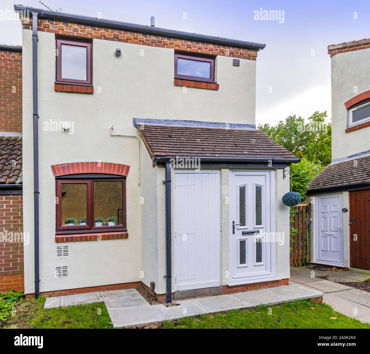 newly converted and refurbished house england uk Stock Photo - Alamy