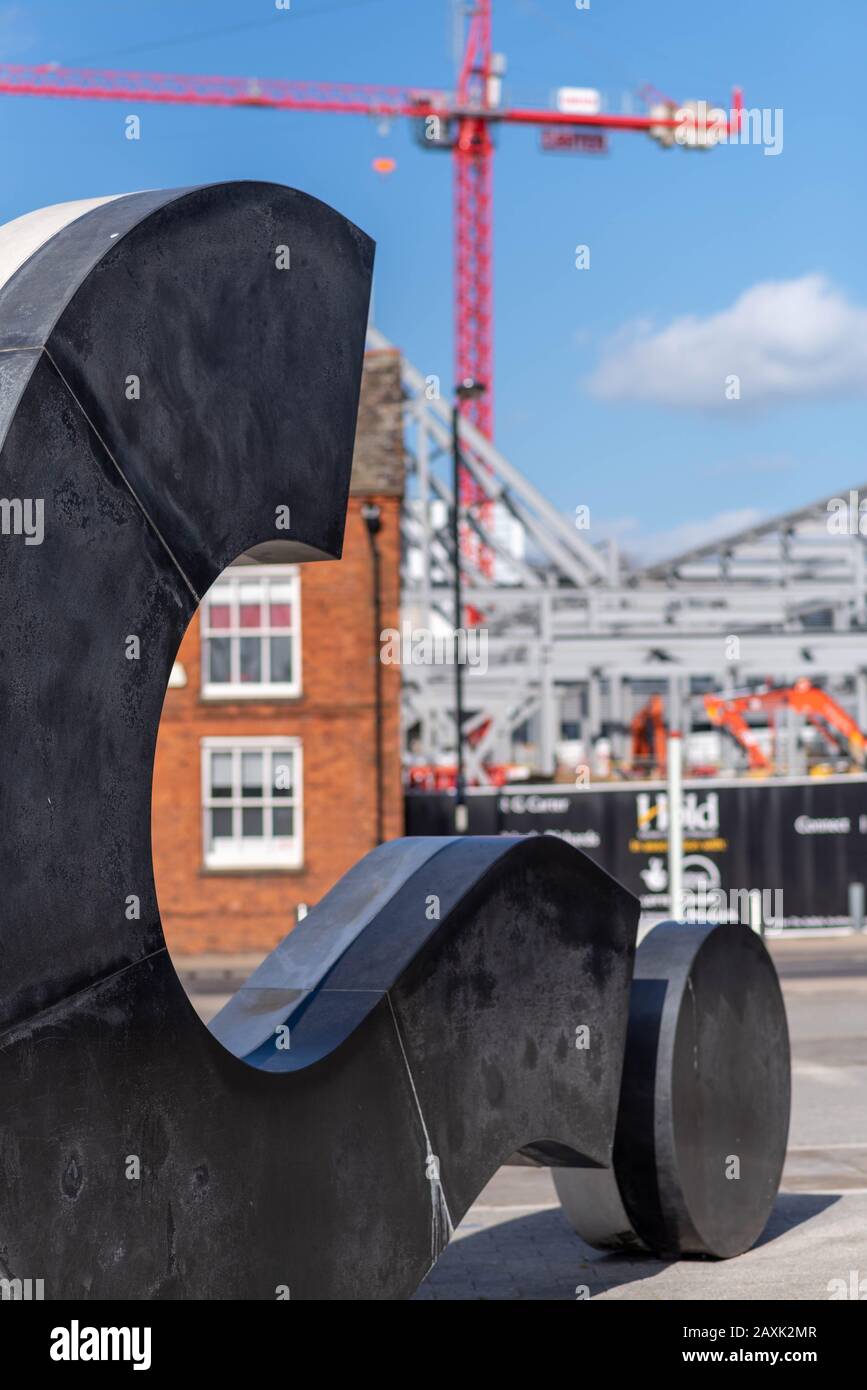 The controversial Question Mark sculpture outside University Campus ...