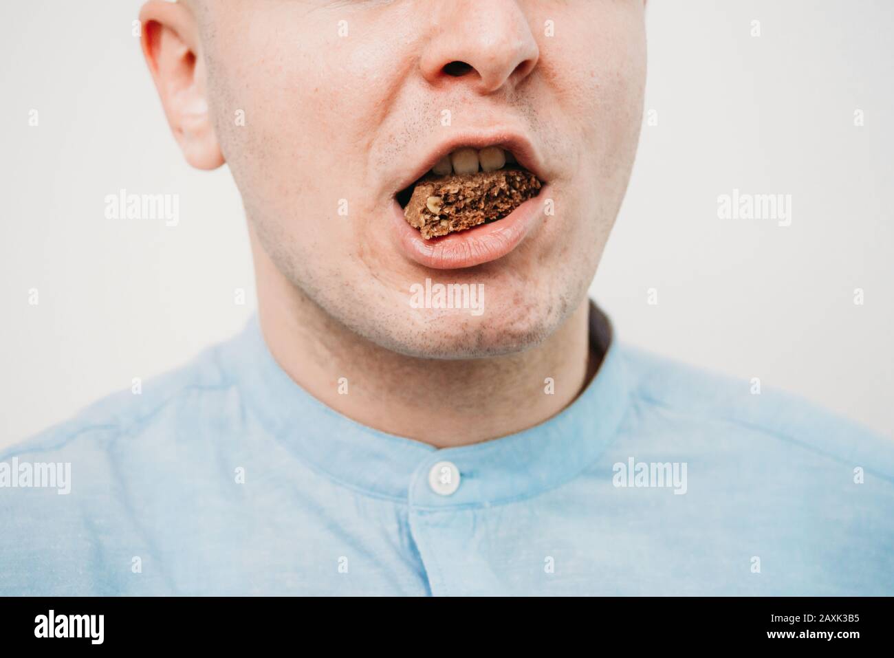 Chewing Food With Mouth Closed