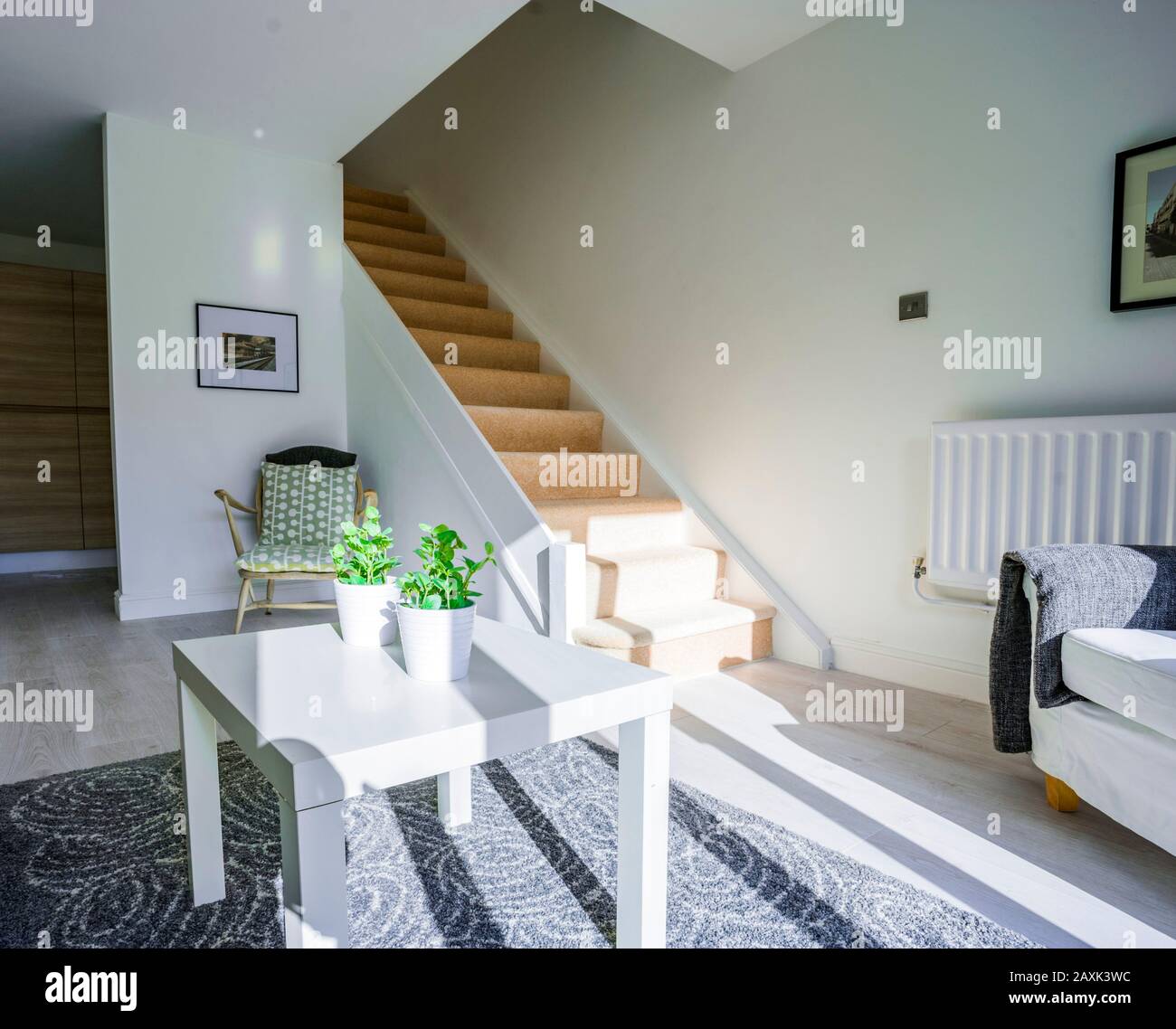 newly converted and refurbished house england uk Stock Photo - Alamy