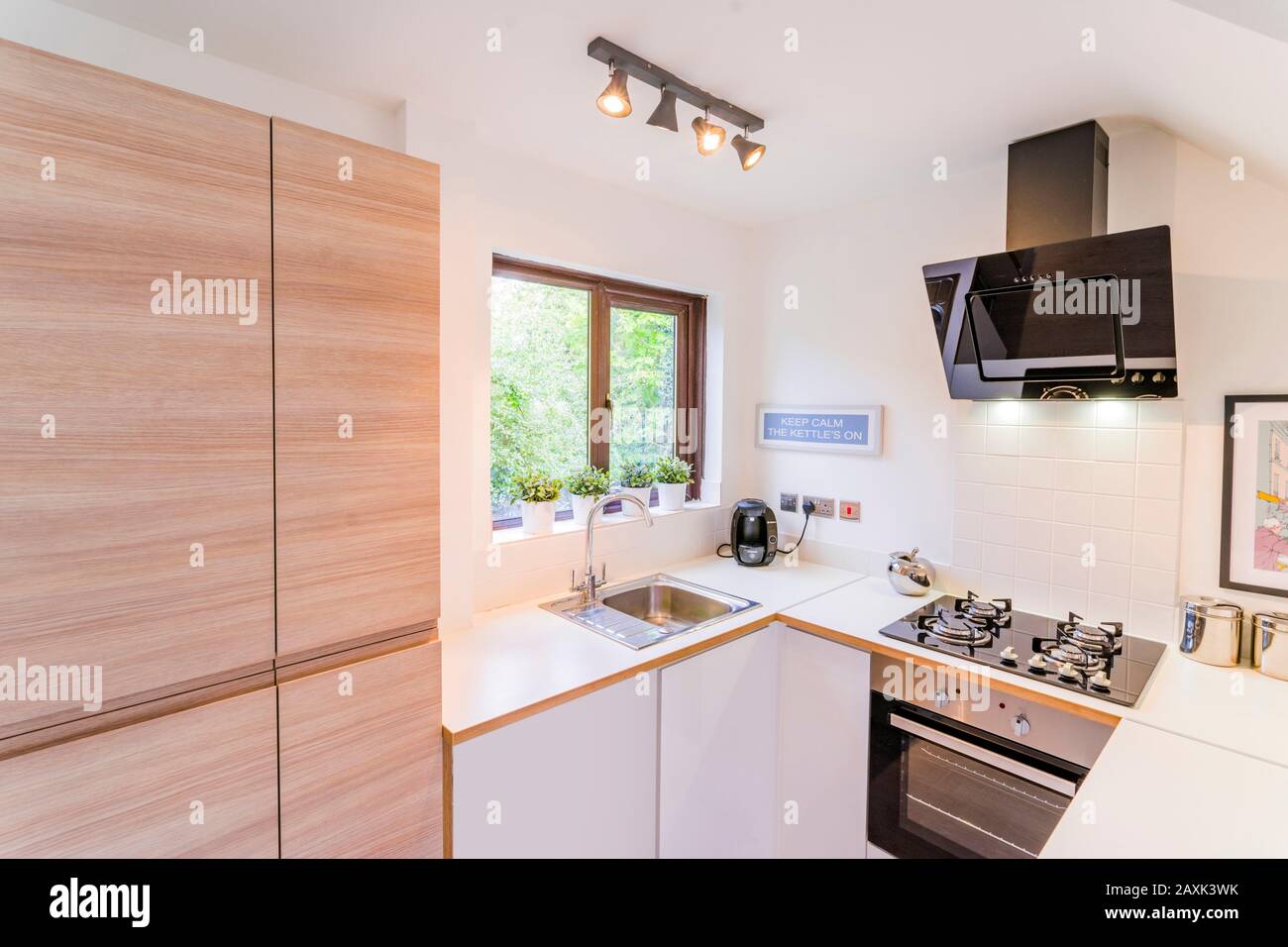 newly converted and refurbished house england uk Stock Photo - Alamy
