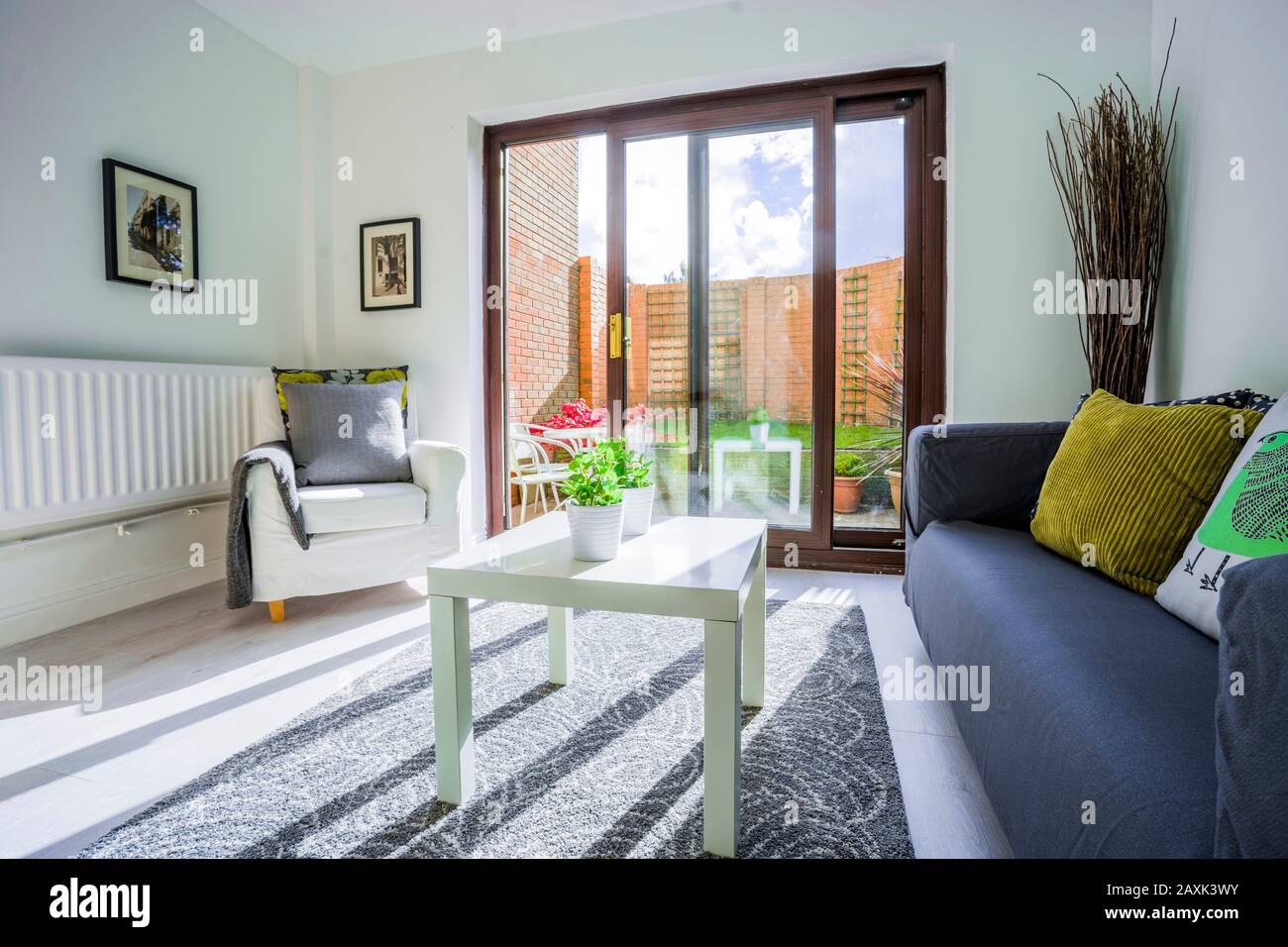 newly converted and refurbished house england uk Stock Photo - Alamy