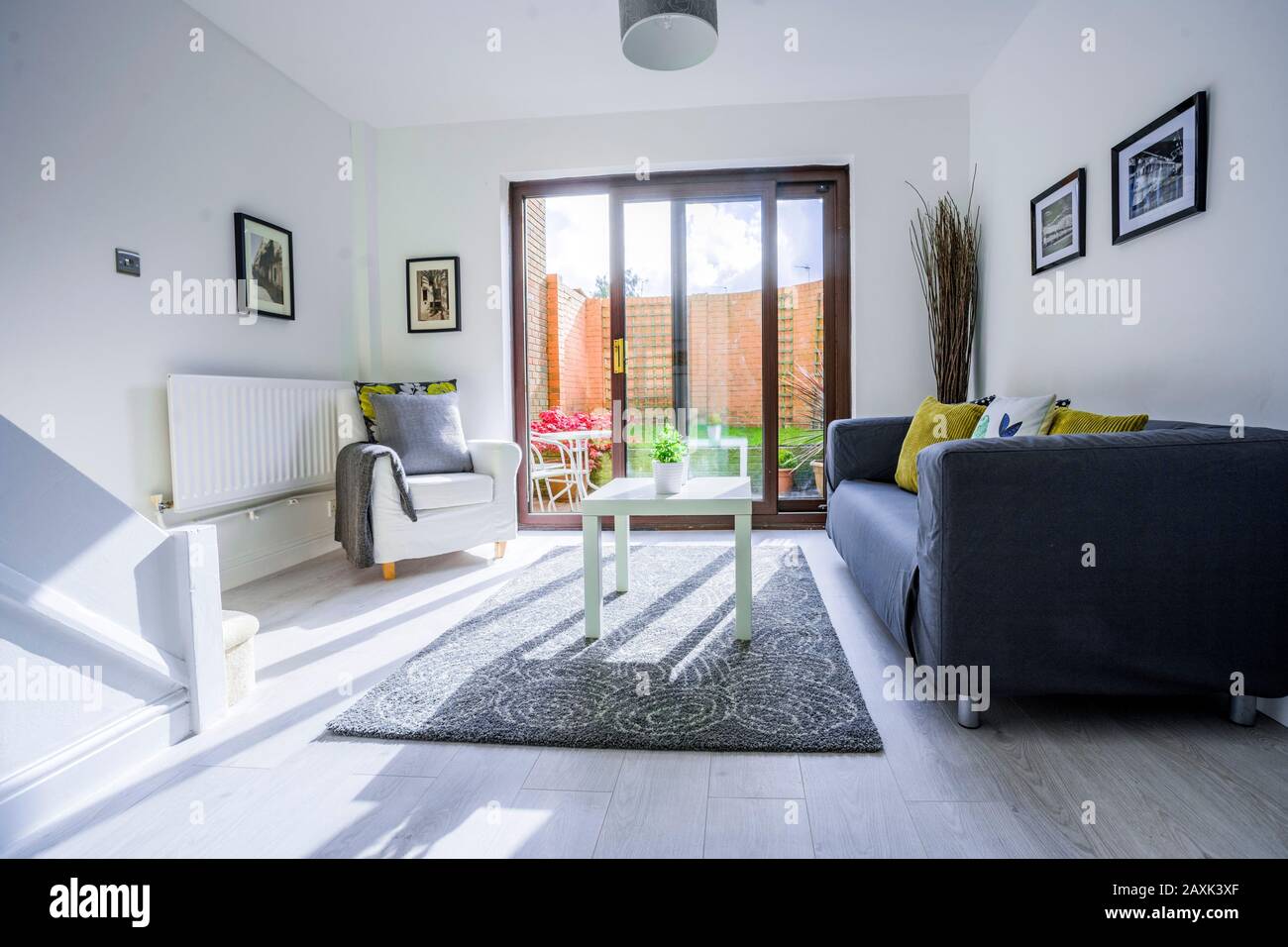 newly converted and refurbished house england uk Stock Photo - Alamy
