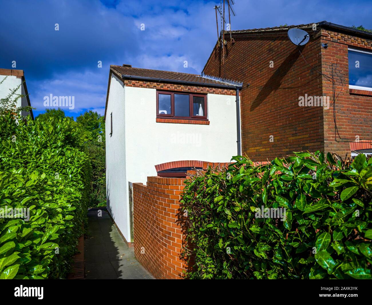 newly converted and refurbished house england uk Stock Photo - Alamy