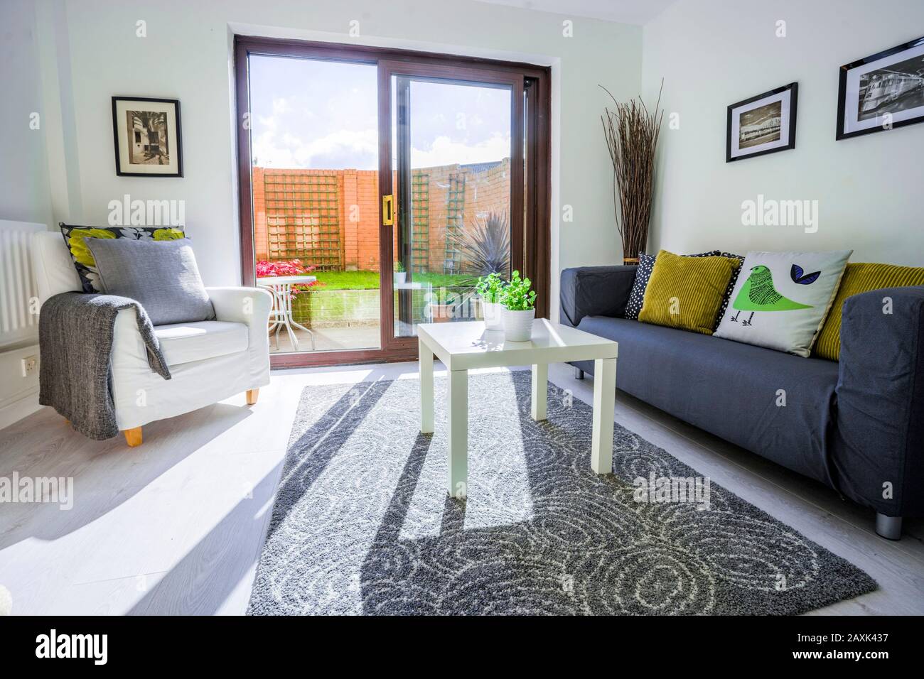 newly converted and refurbished house england uk Stock Photo - Alamy