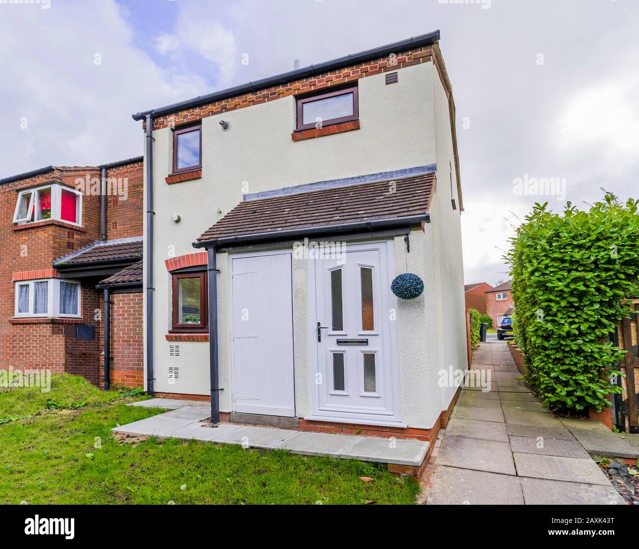 newly converted and refurbished house england uk Stock Photo - Alamy