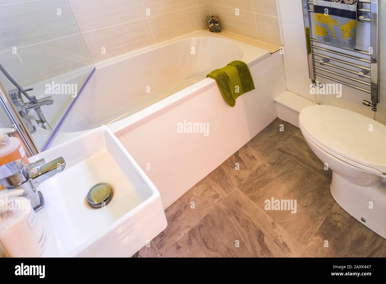 newly converted and refurbished house england uk Stock Photo - Alamy