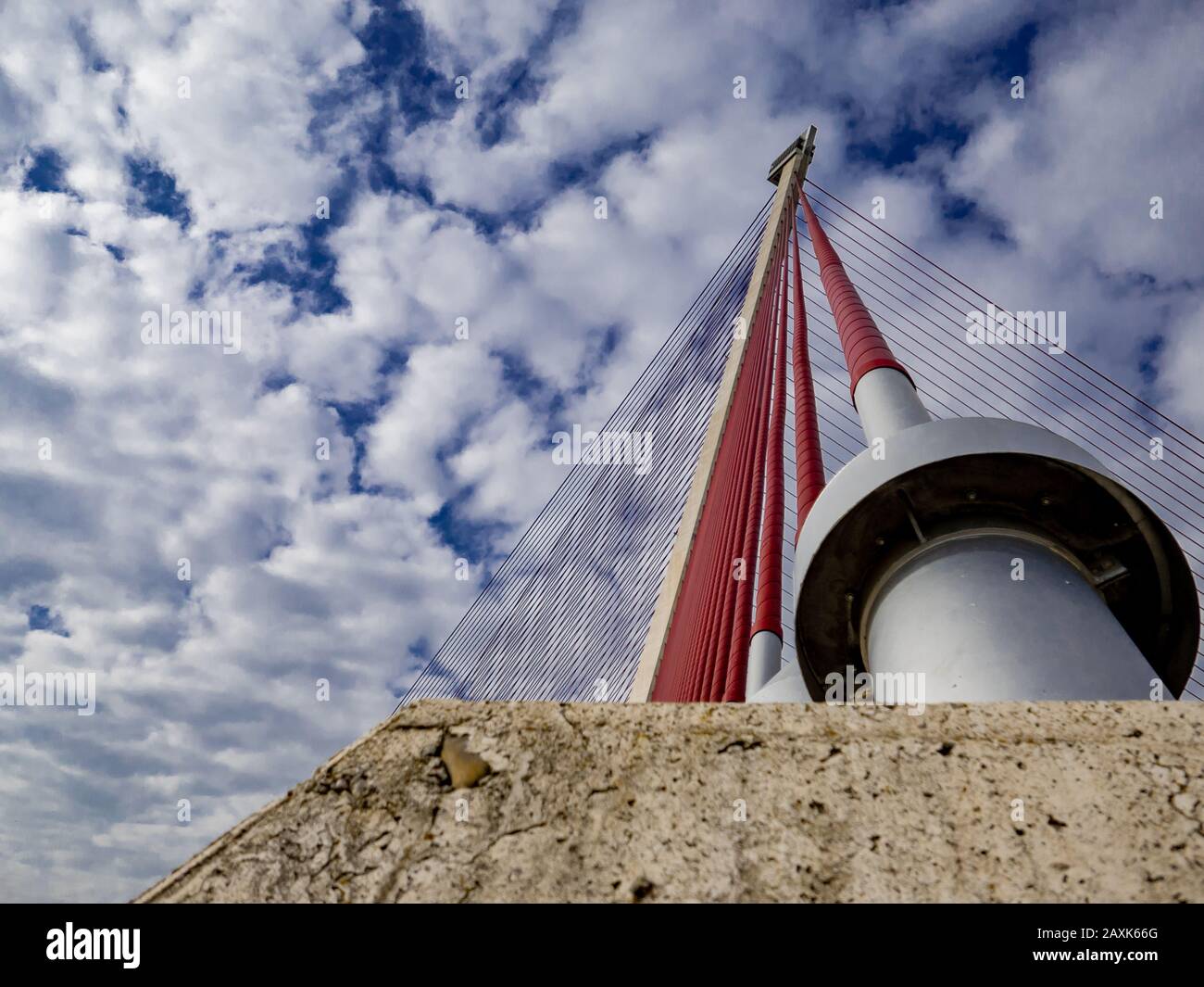 Cable stayed steel bridge hi-res stock photography and images - Alamy