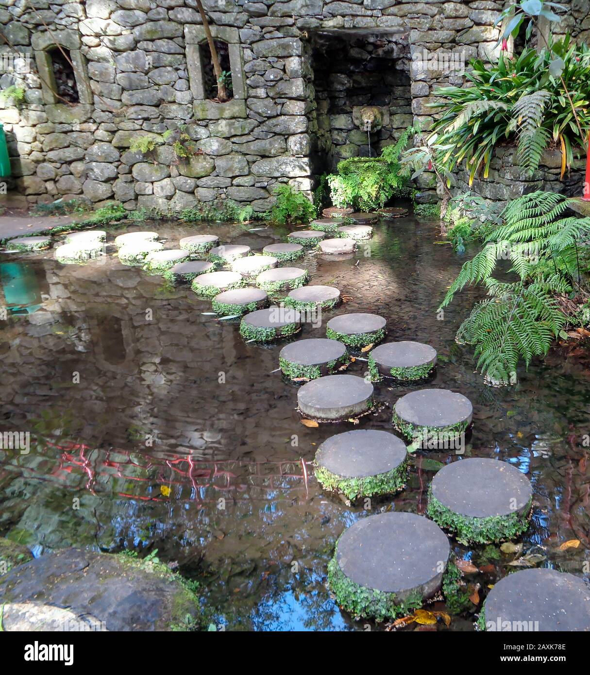 Sights to see in Monte gardens, Funchal, Madeira, European Union Stock ...