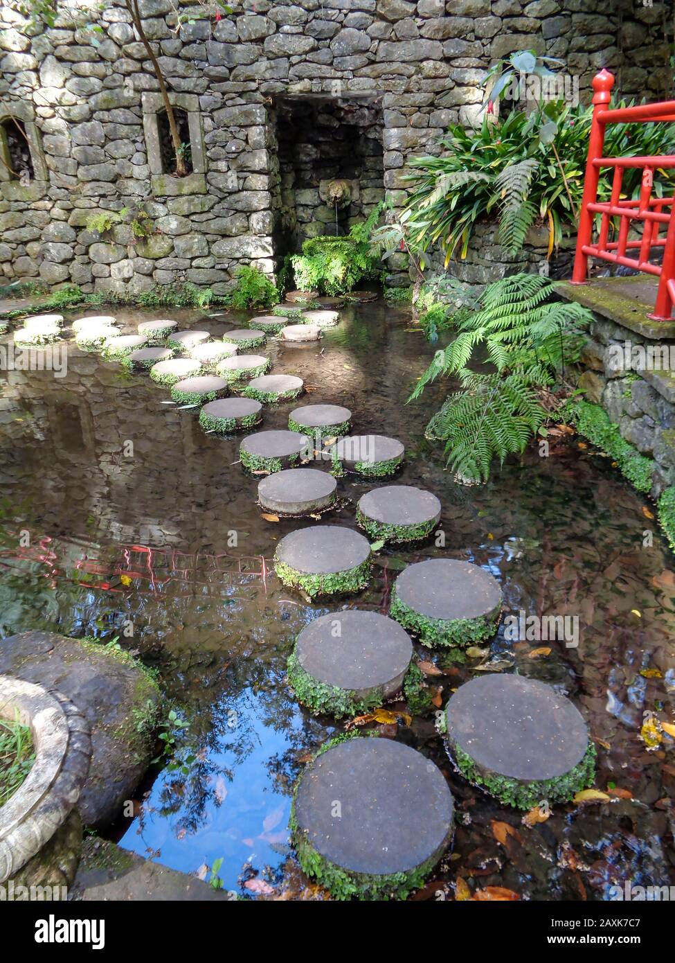 Sights to see in Monte gardens, Funchal, Madeira, European Union Stock ...