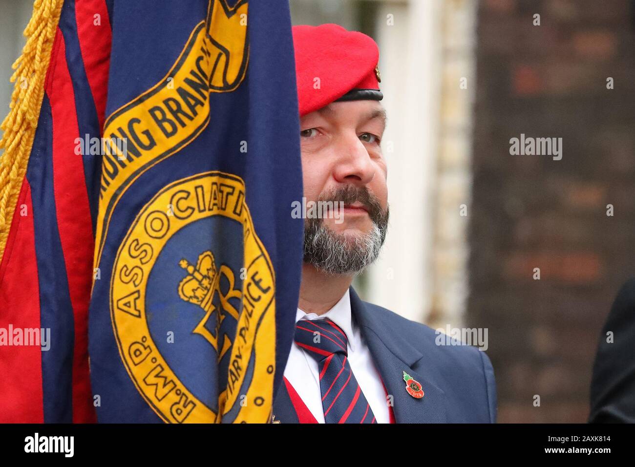 LONDON, ENGLAND. 09 FEBRUARY 2020: Serving officers and soldiers of The ...