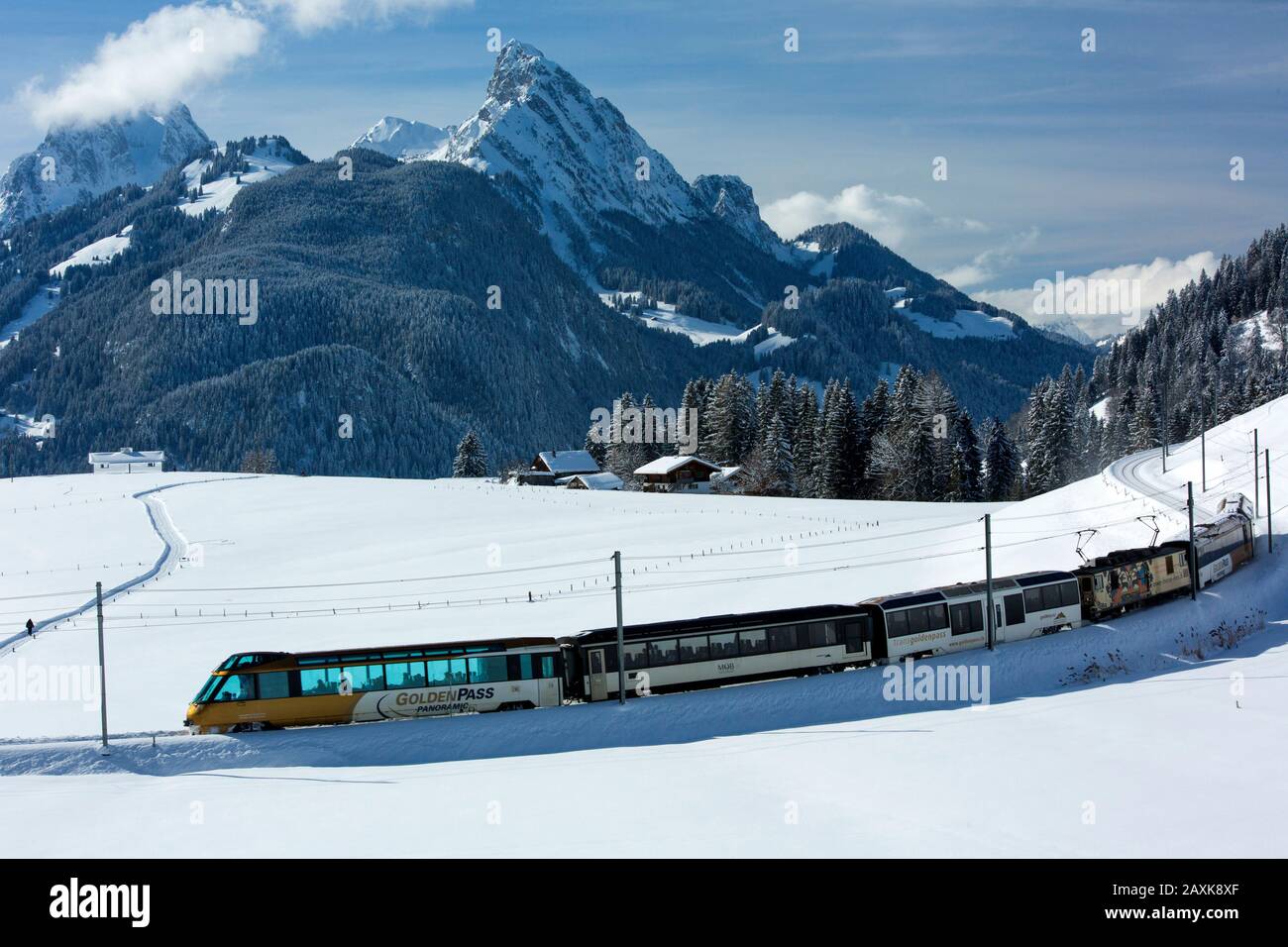 Golden pass panoramic express hi-res stock photography and images - Alamy