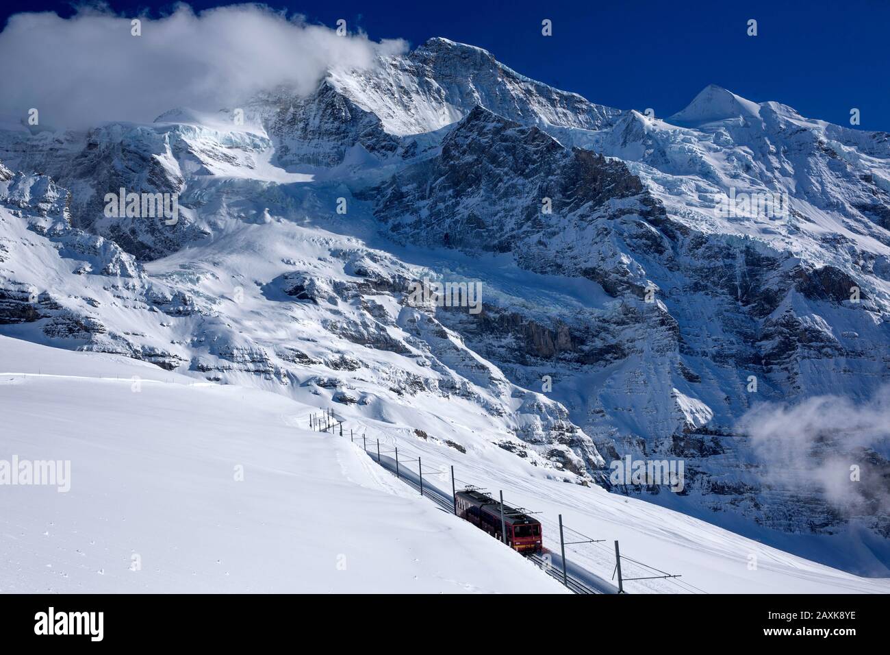 Jungfraubahn railway hi-res stock photography and images - Alamy