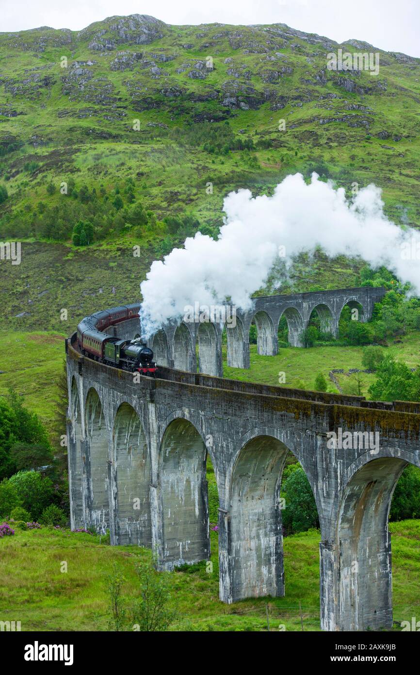 The Jacobite Steam Train Stock Photo - Alamy