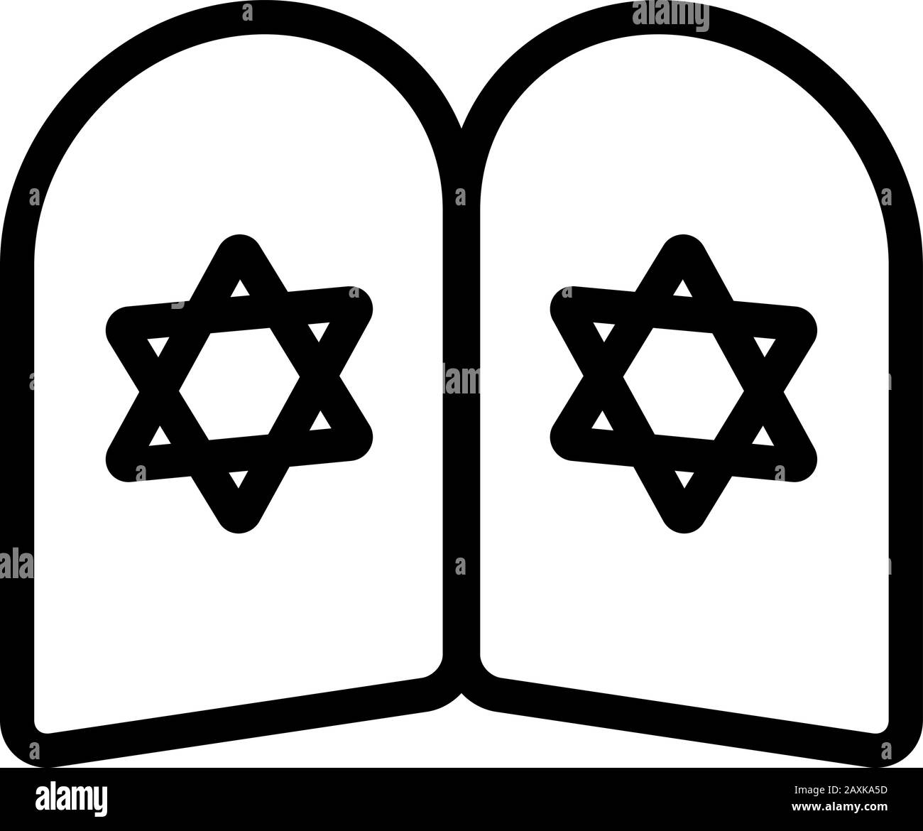 Israel icon vector. Isolated contour symbol illustration Stock Vector ...