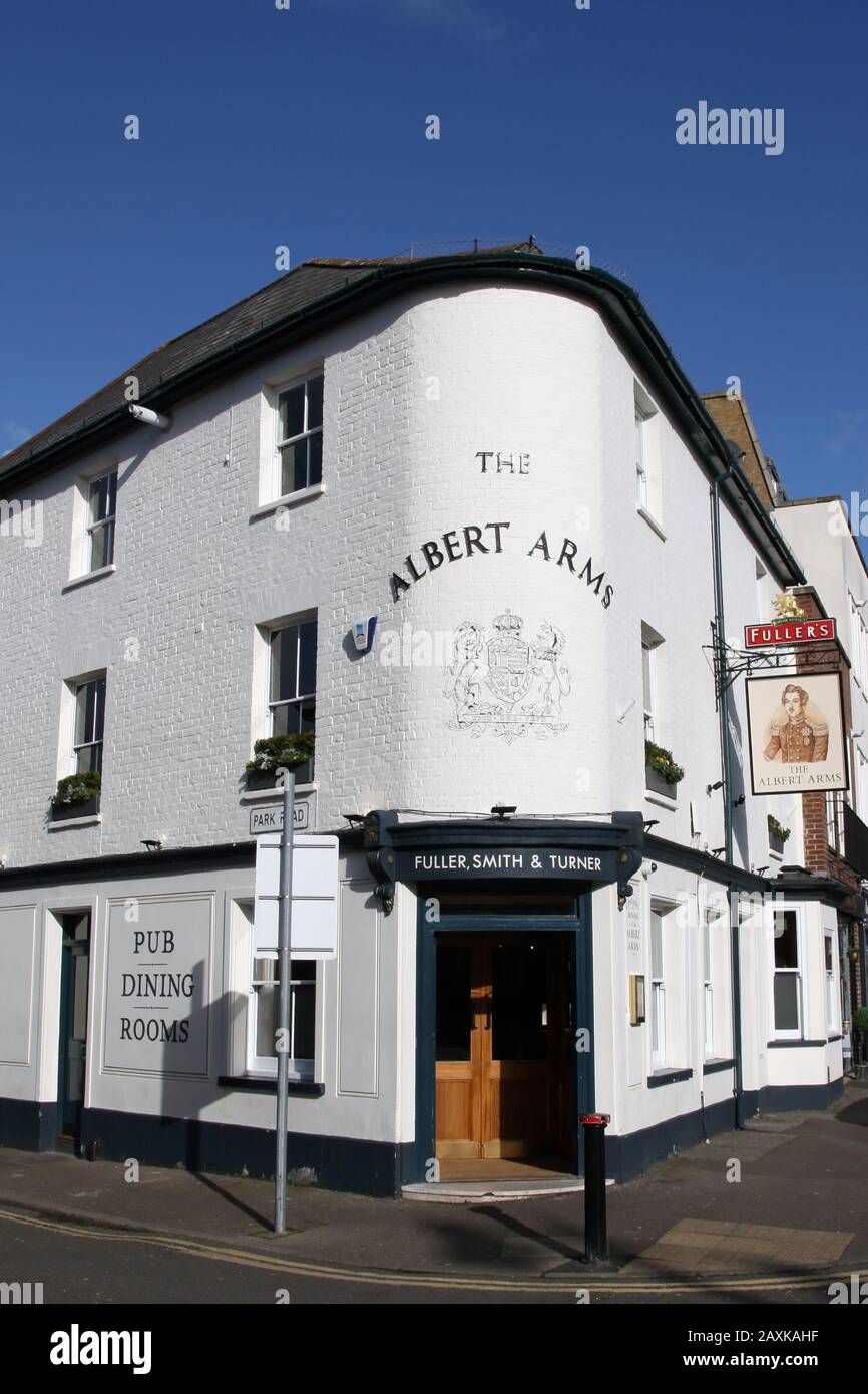 The Albert Arms, a popular Esher High Street pub, rescued by Fullers ...
