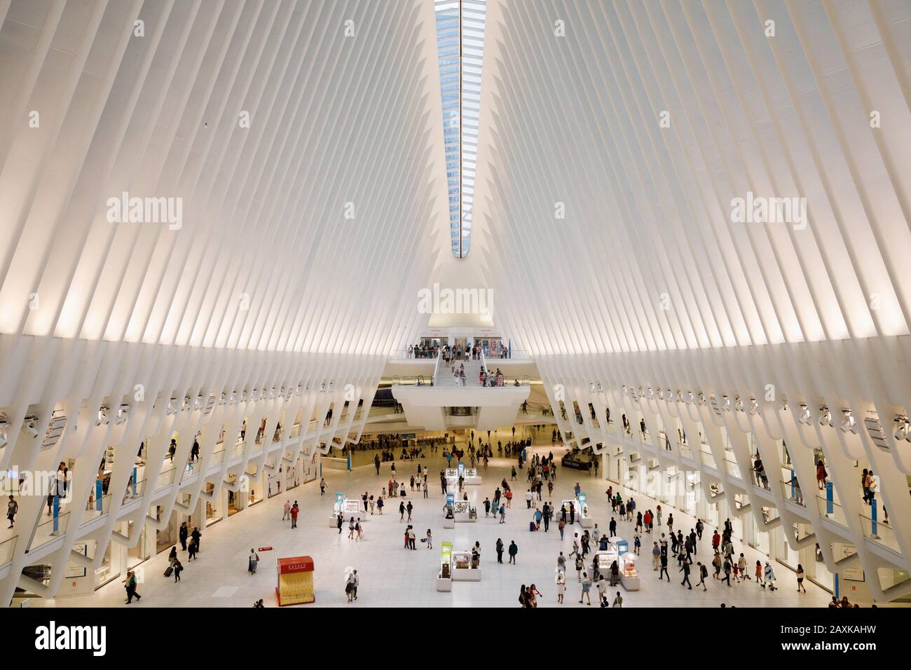 Ground Zero, World trade center memorial church. New York Stock Photo ...