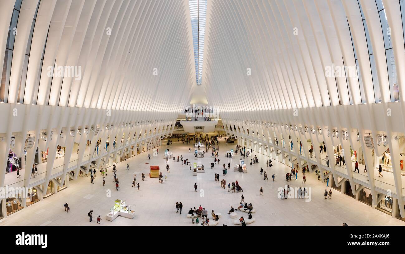 Ground Zero, World trade center memorial church. New York Stock Photo ...