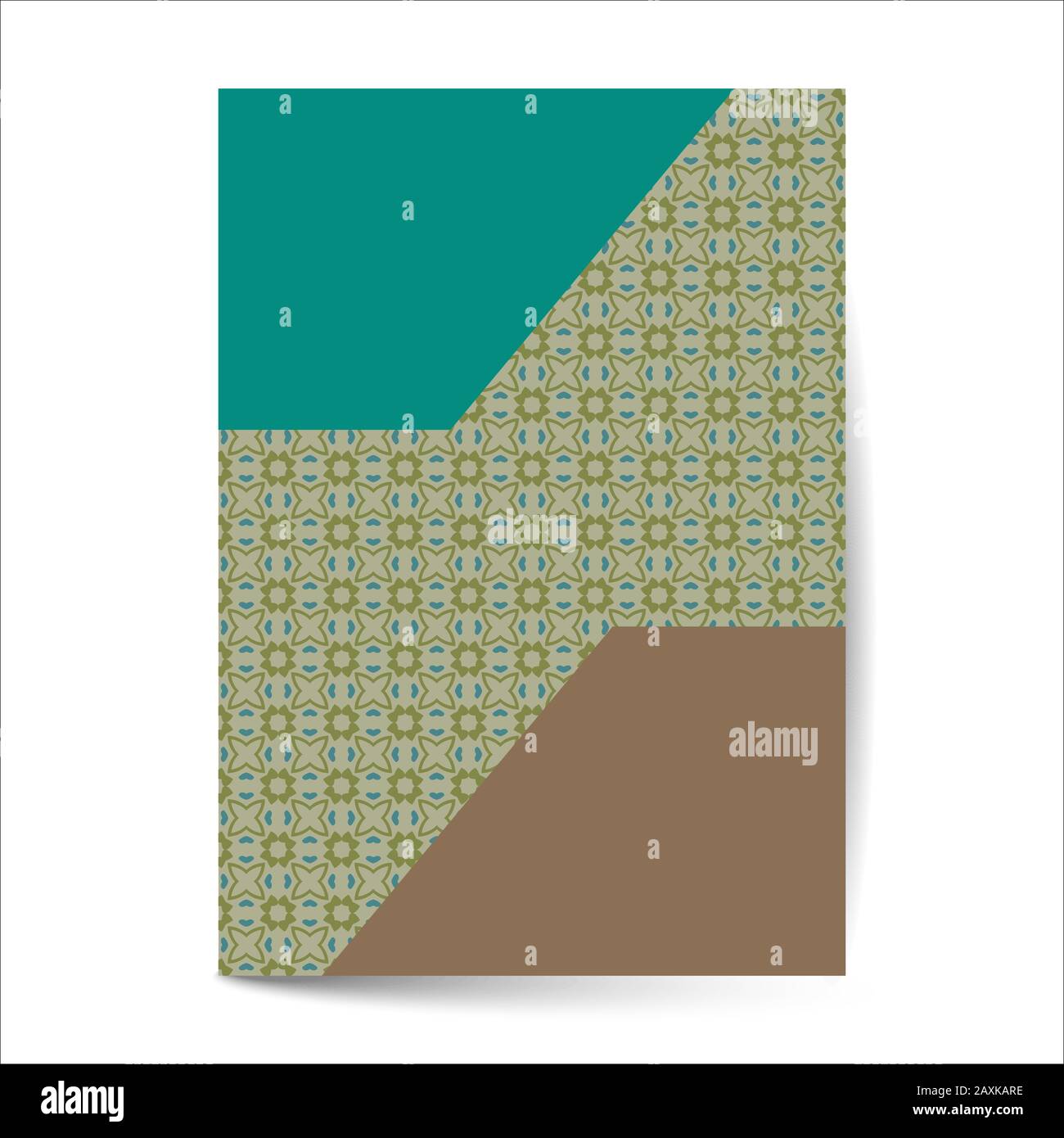 Luxury cover page design with pattern background, antique greeting card ...