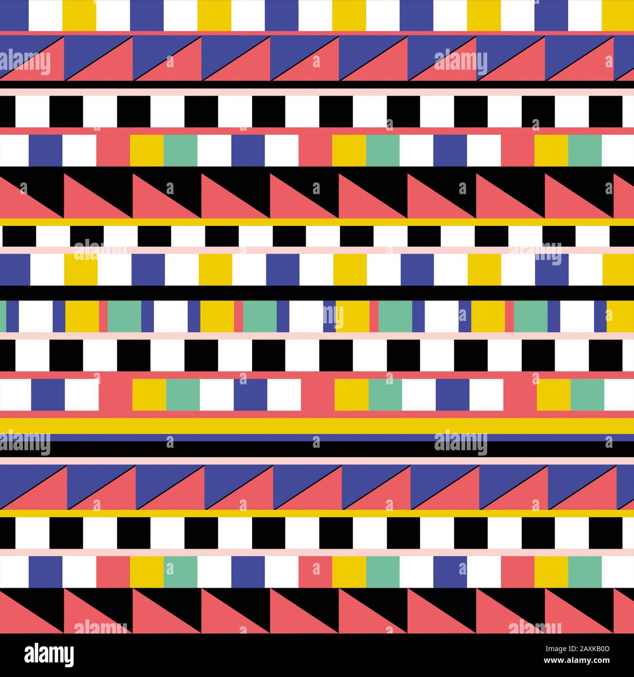 Multicolor geometric pattern, squares and triangles background ...