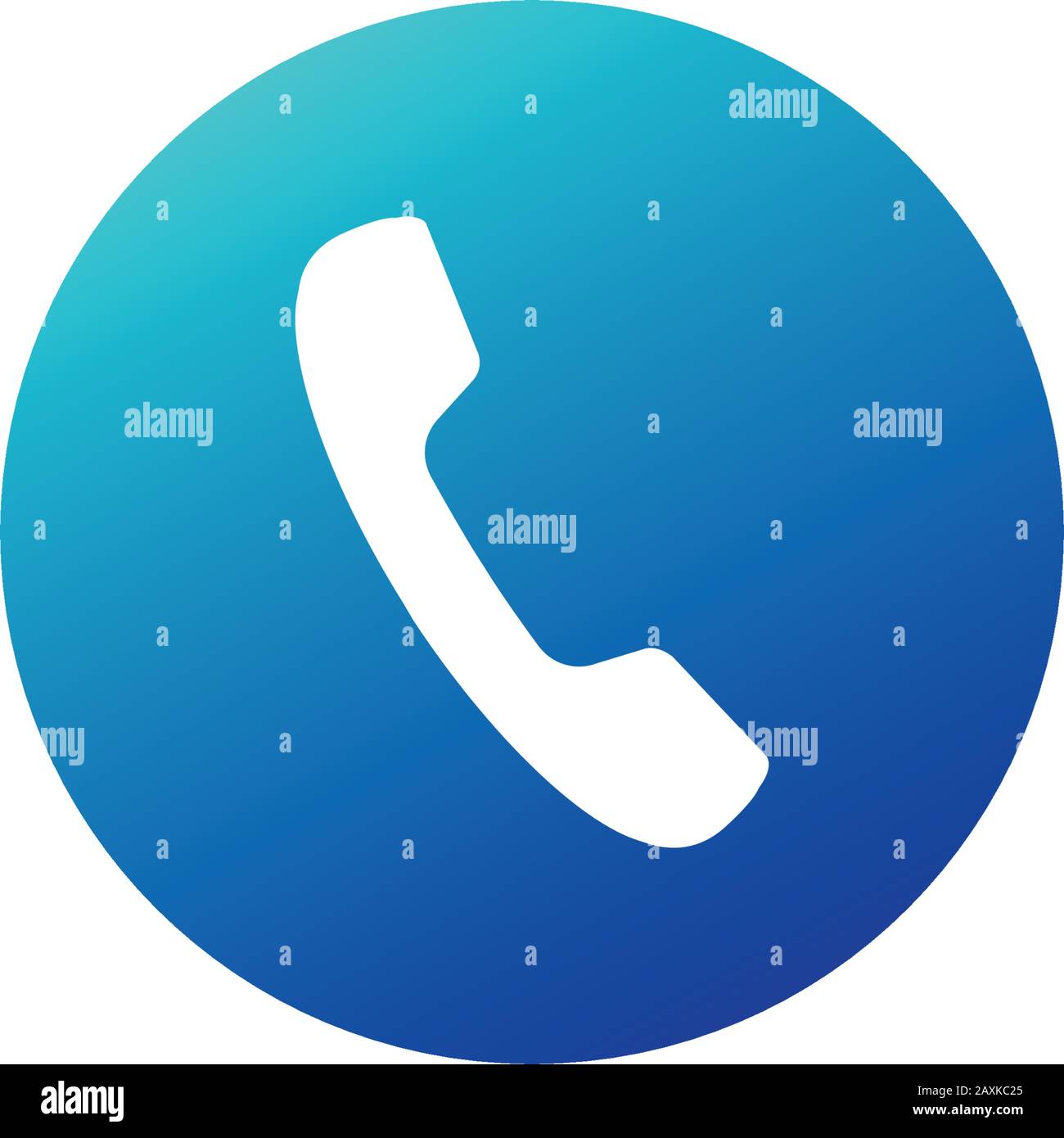 Phone Icon Blue