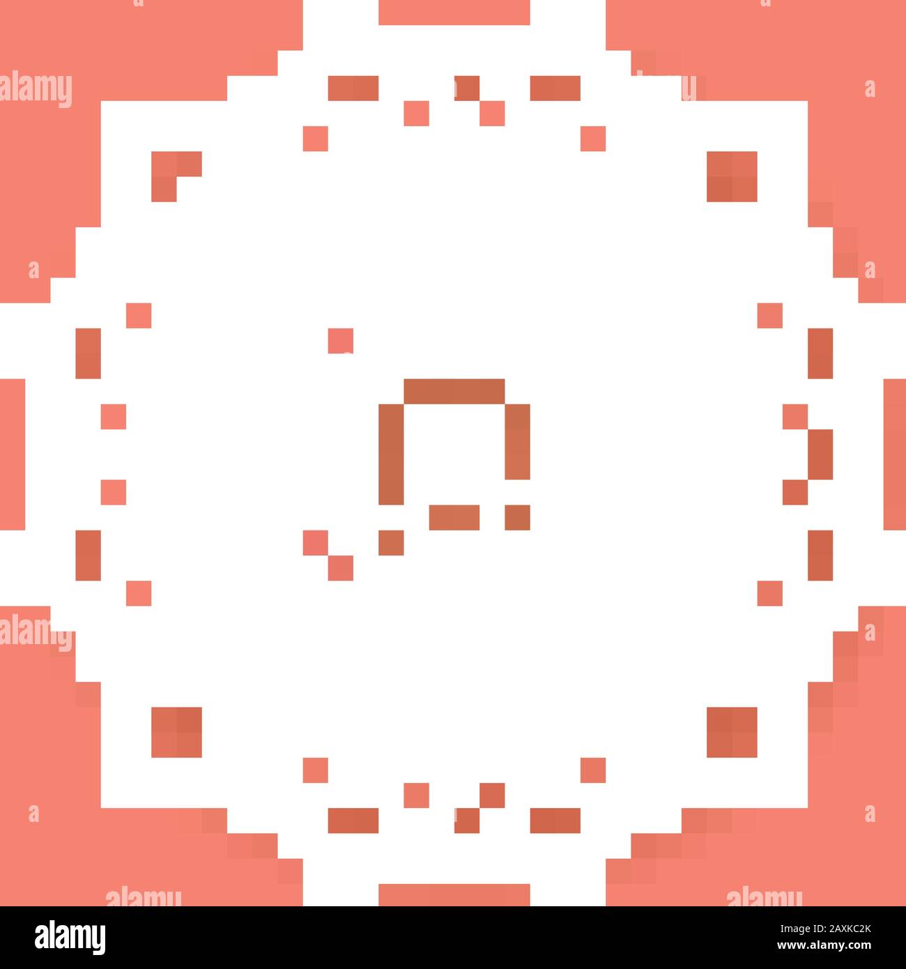 Mandala patterns on orange background illustration Stock Vector Image ...