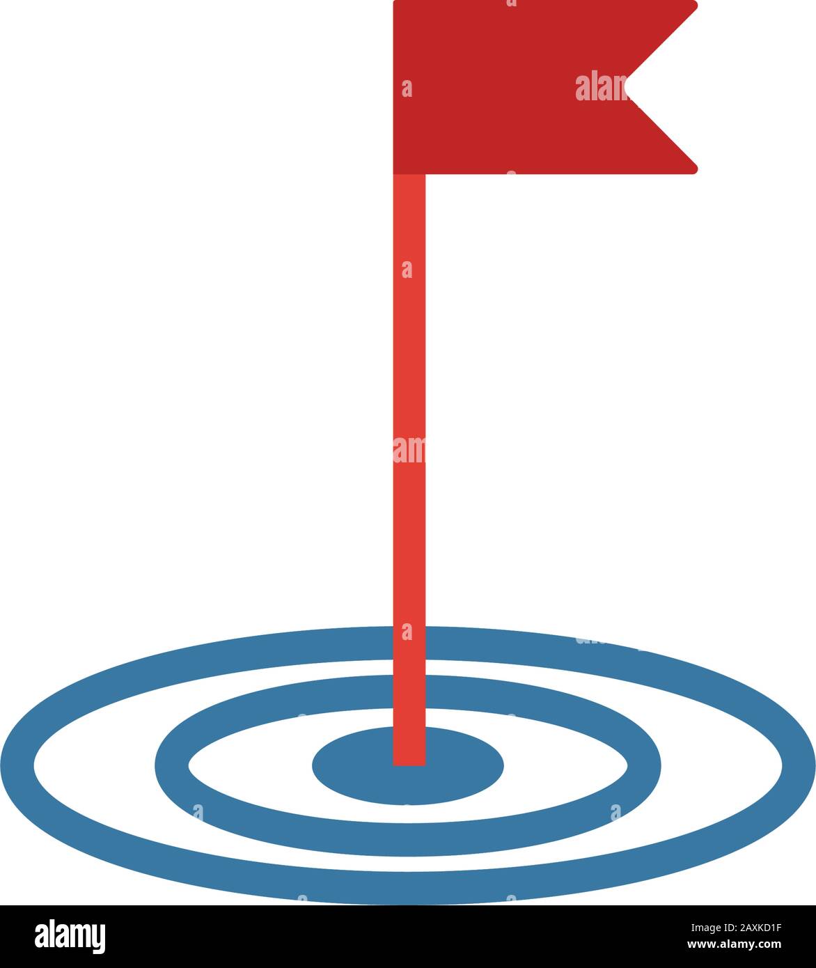 Goal icon. Simple element from startup icons collection. Creative Goal ...