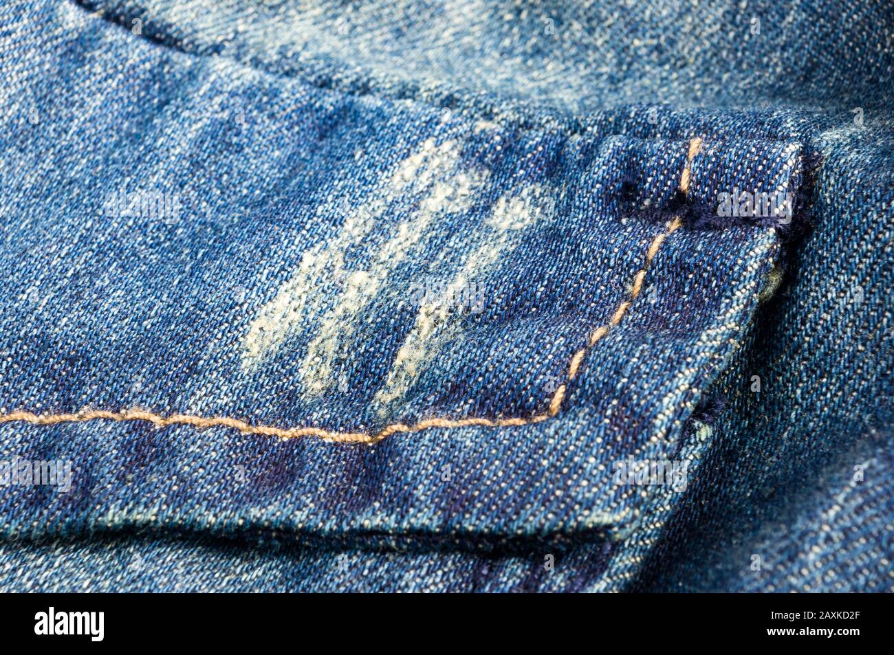 clothing items blue washed faded jeans cotton fabric texture with seams ...