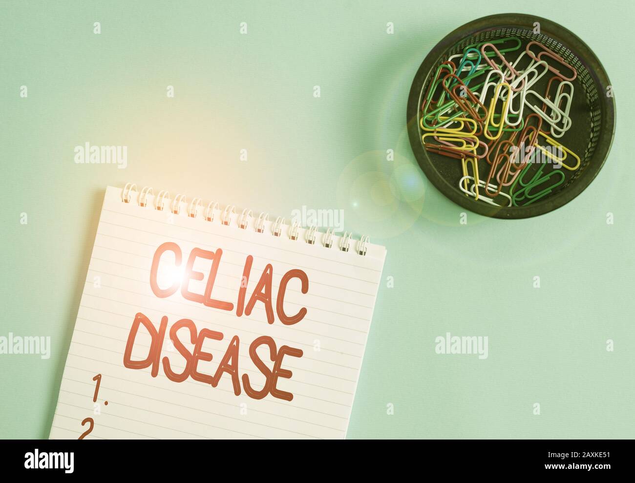 Conceptual hand writing showing Celiac Disease. Concept meaning ...