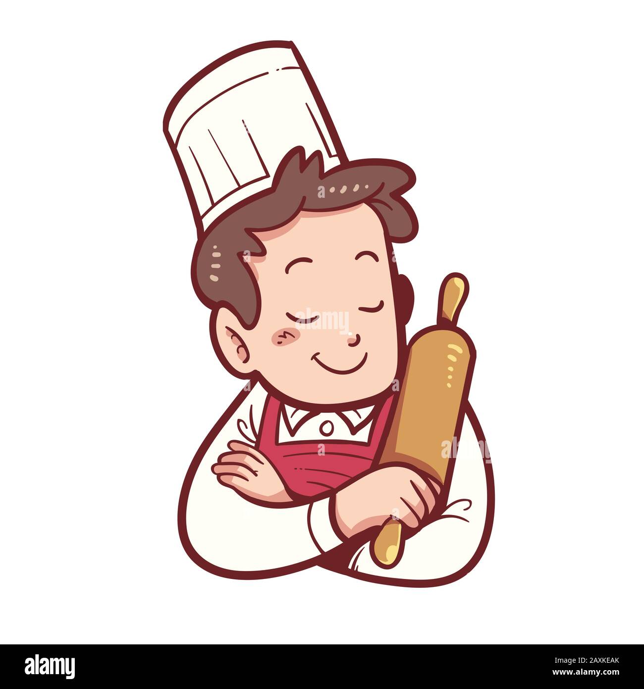 Illustration of a proud chef Stock Vector Image & Art - Alamy