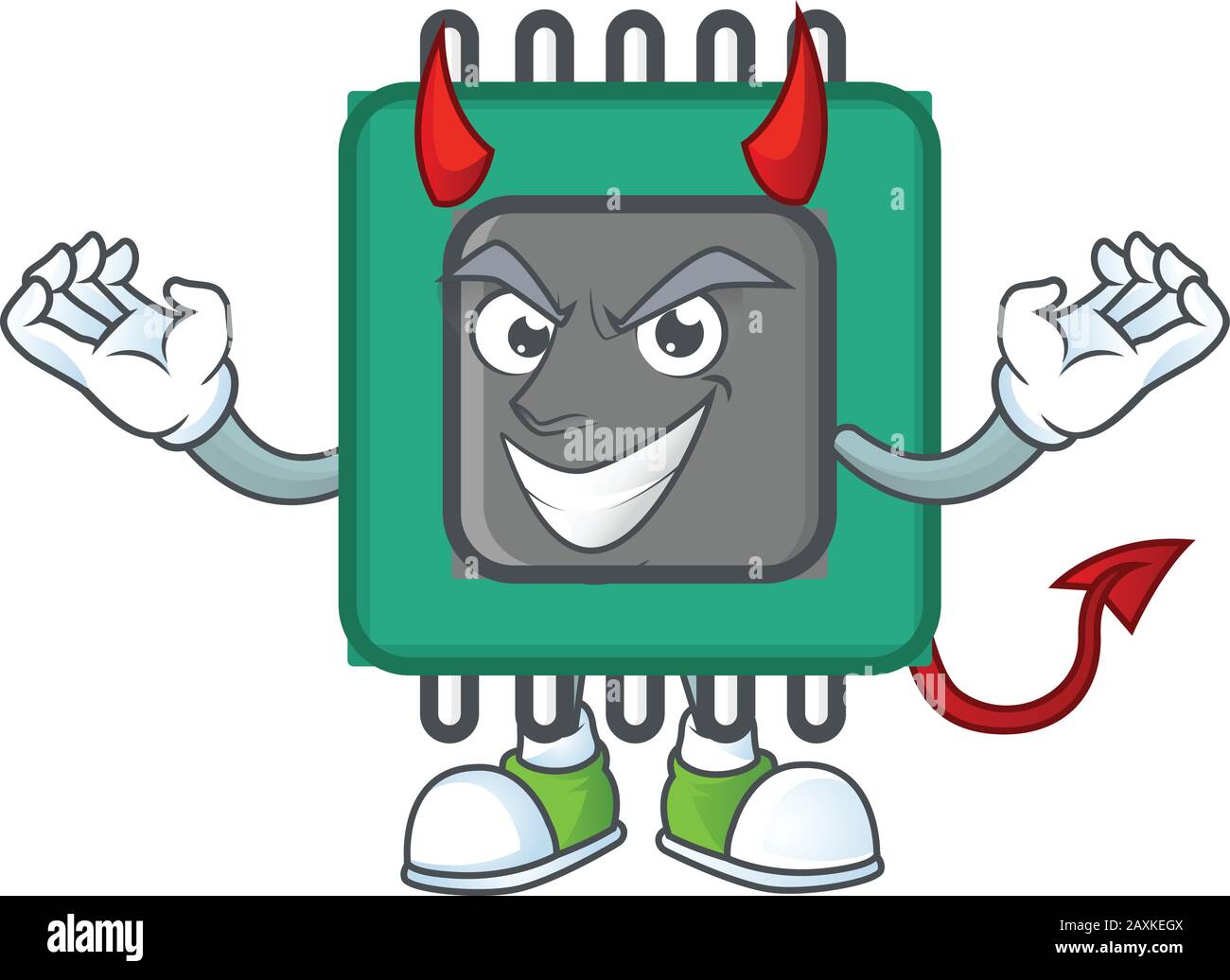 A cruel devil RAM Cartoon character design Stock Vector Image & Art - Alamy